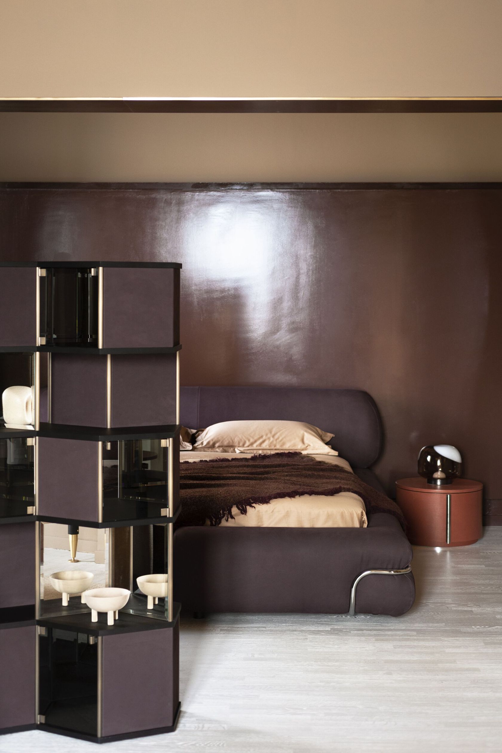 HIVE Freestanding double-sided open bookcase By BAXTER