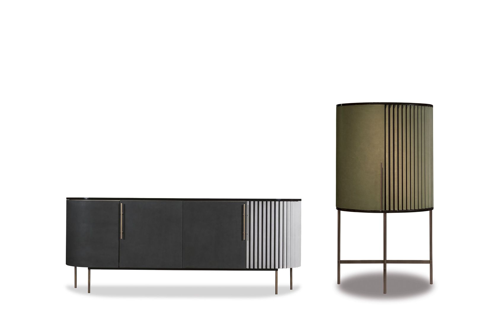 PLISSÉ Bar cabinet By BAXTER | design Draga & Aurel