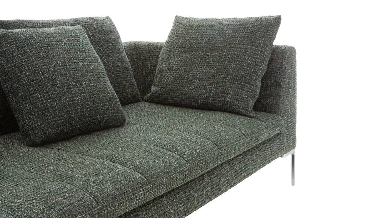 CHARLES CARRÉ 3 seater fabric sofa By B&B Italia | design Antonio Citterio