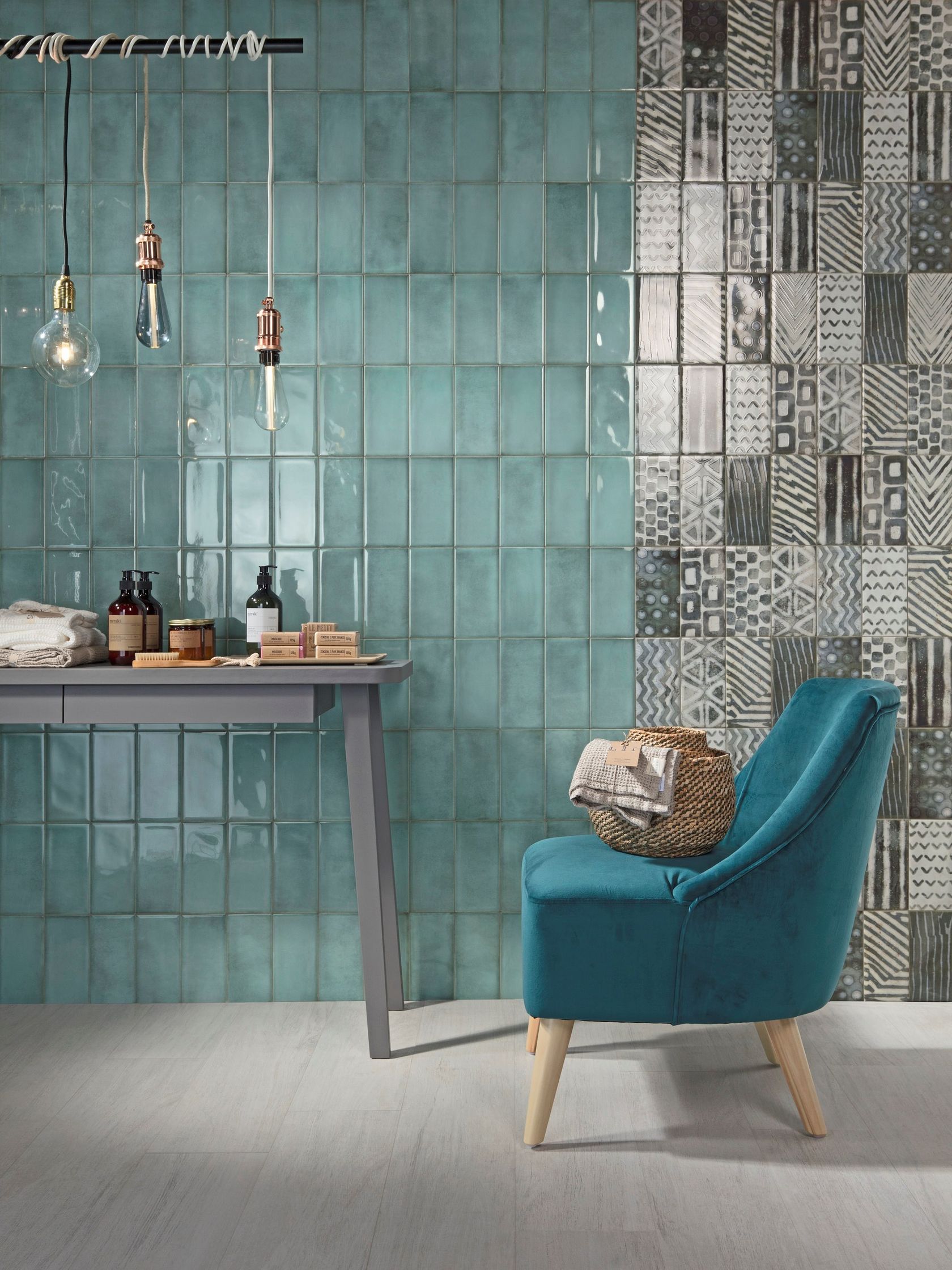 Porcelain stoneware wall tiles BE IN By Iris Ceramica