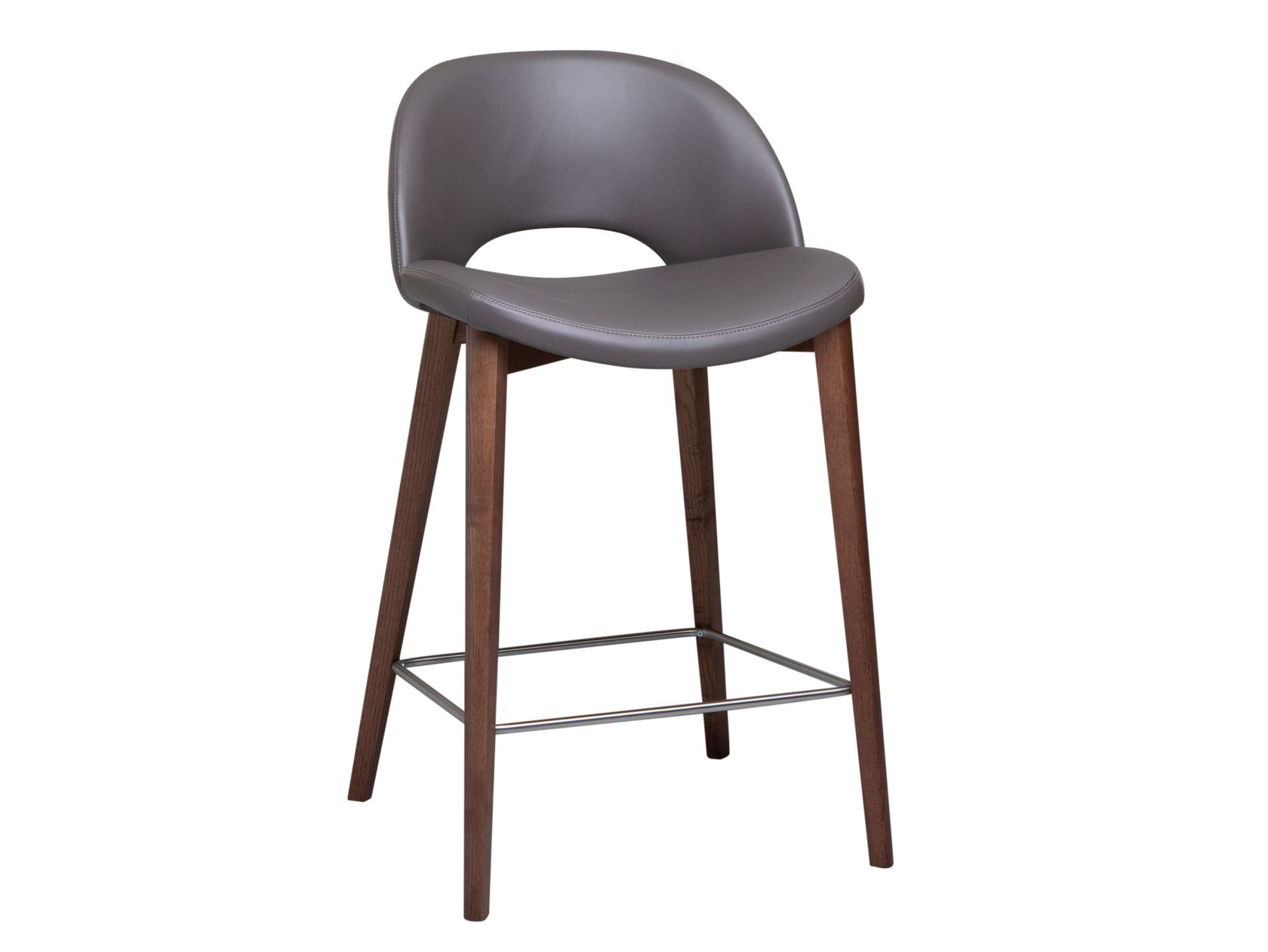 BEETLE Leather stool with wooden base By Tonin Casa | design Luca ...