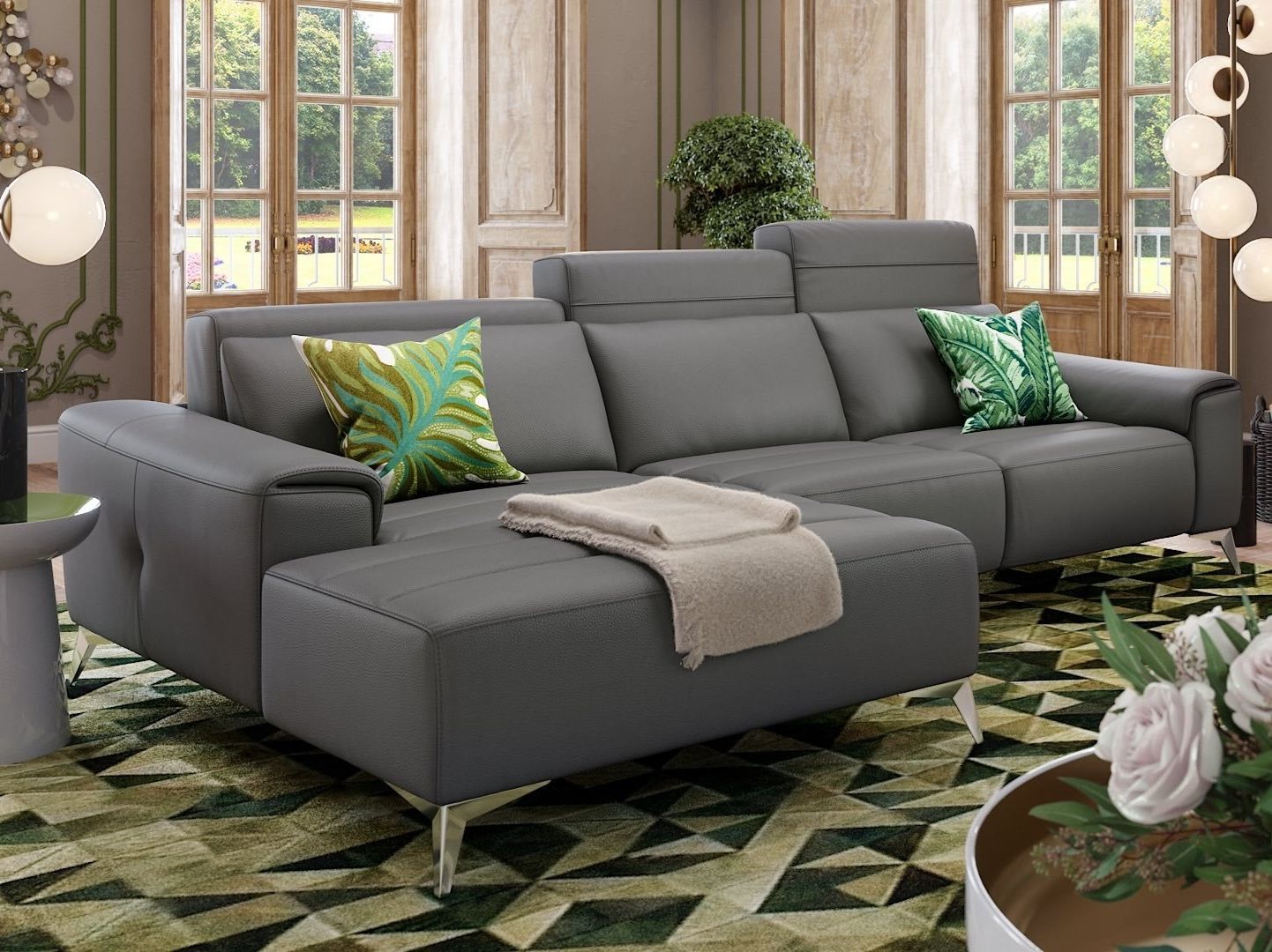 BELLA | Sofa with chaise longue sofa By Sofanella