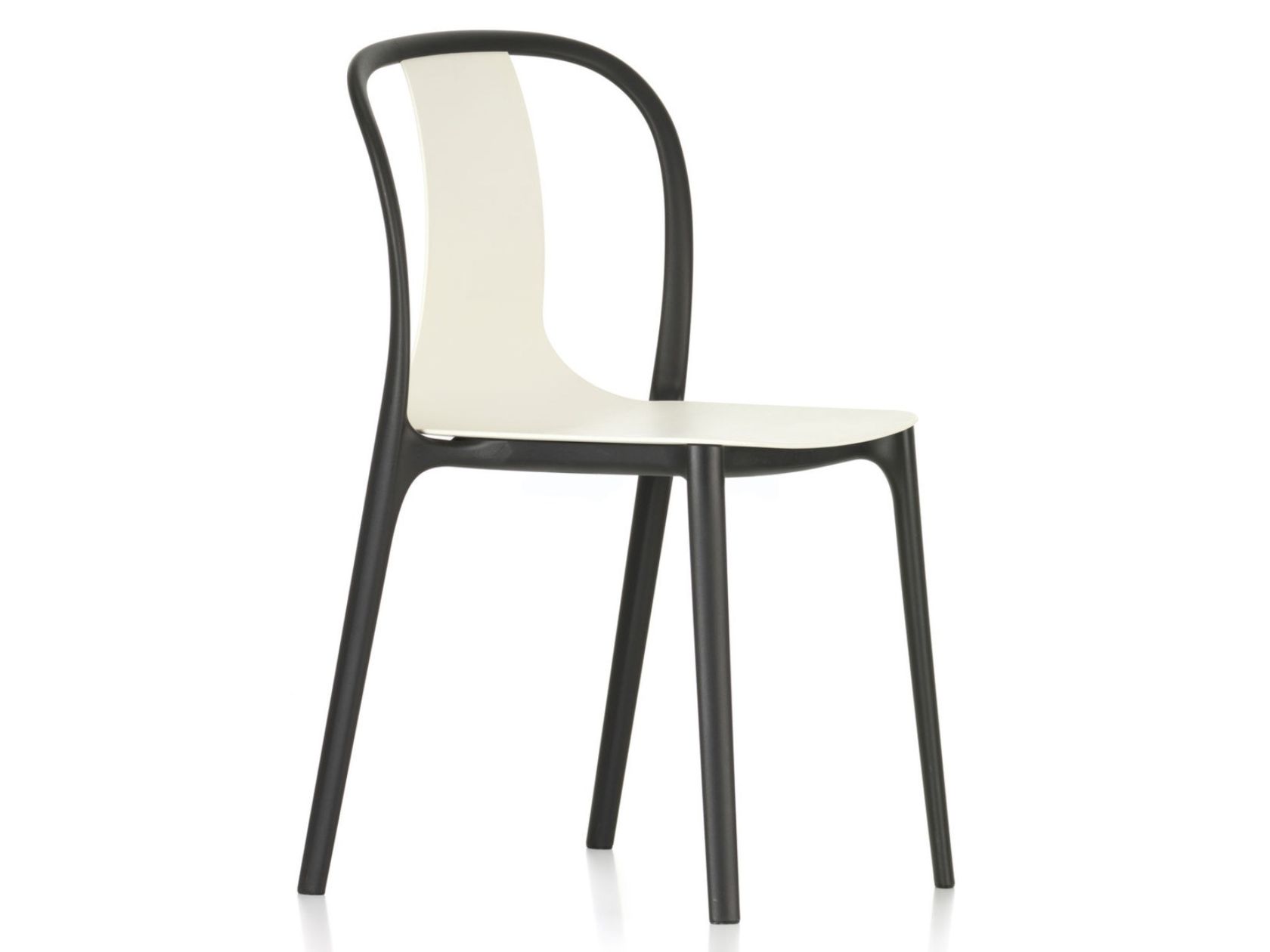 BELLEVILLE CHAIR PLASTIC Stackable polyamide chair By Vitra | design ...