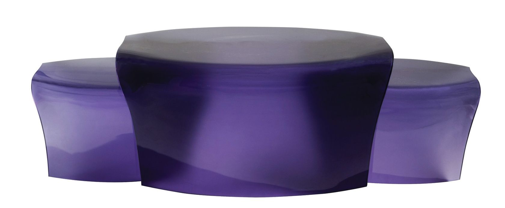 Oval coffee table BELLS By Roche Bobois design Joel Escalona