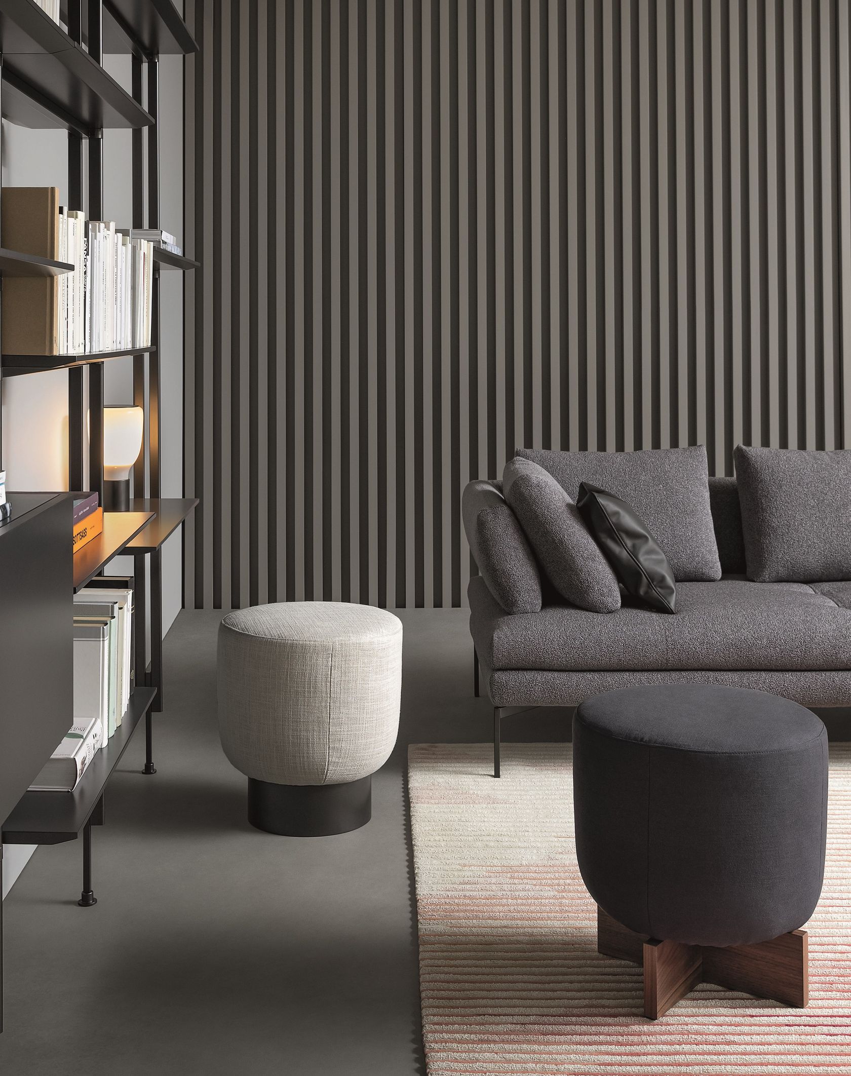 BELT & CROSS Pouf By Bonaldo | design Alain Gilles