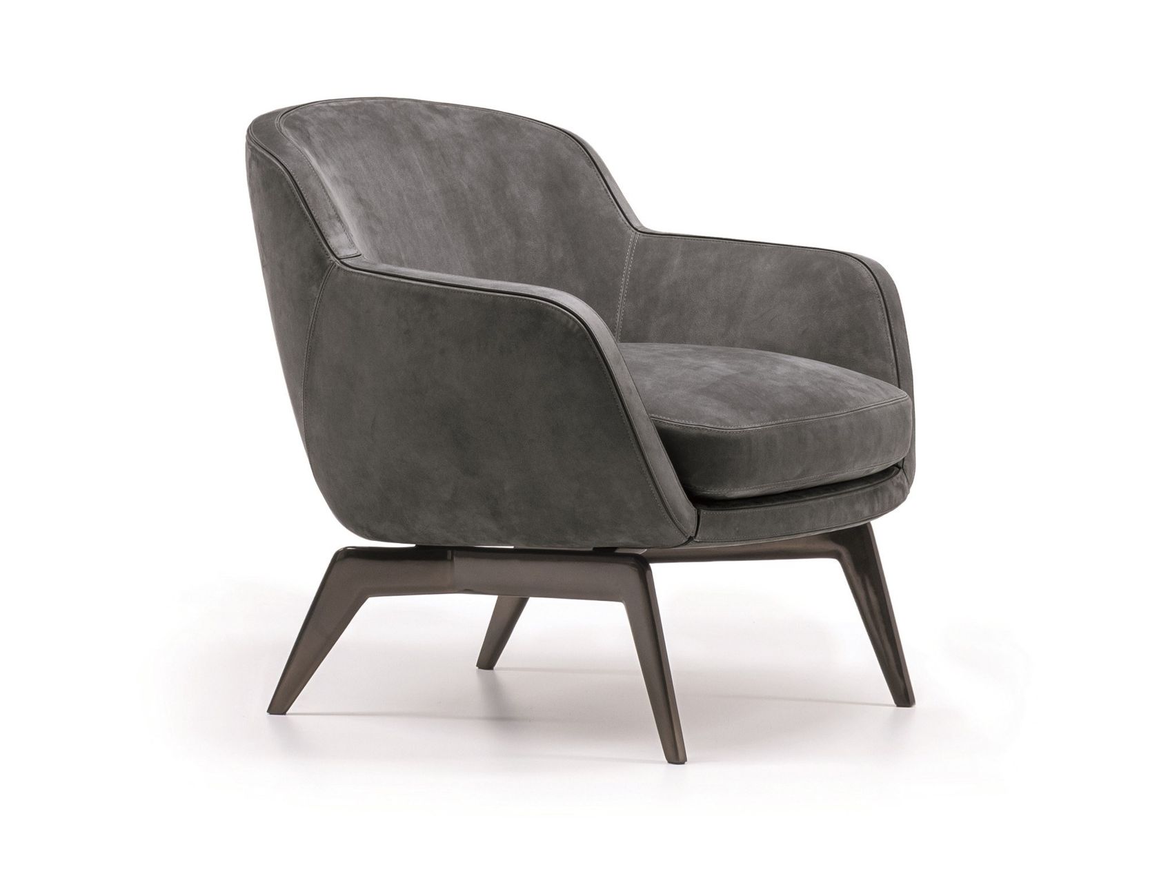 BELT Fabric armchair with armrests By Minotti | design Rodolfo Dordoni