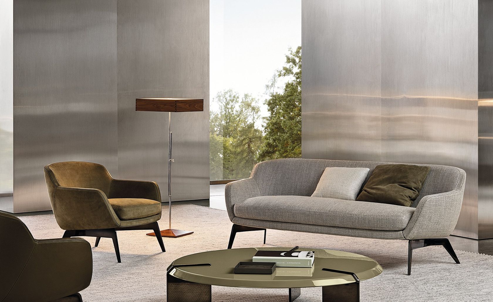 BELT Straight sofa By Minotti | design Rodolfo Dordoni