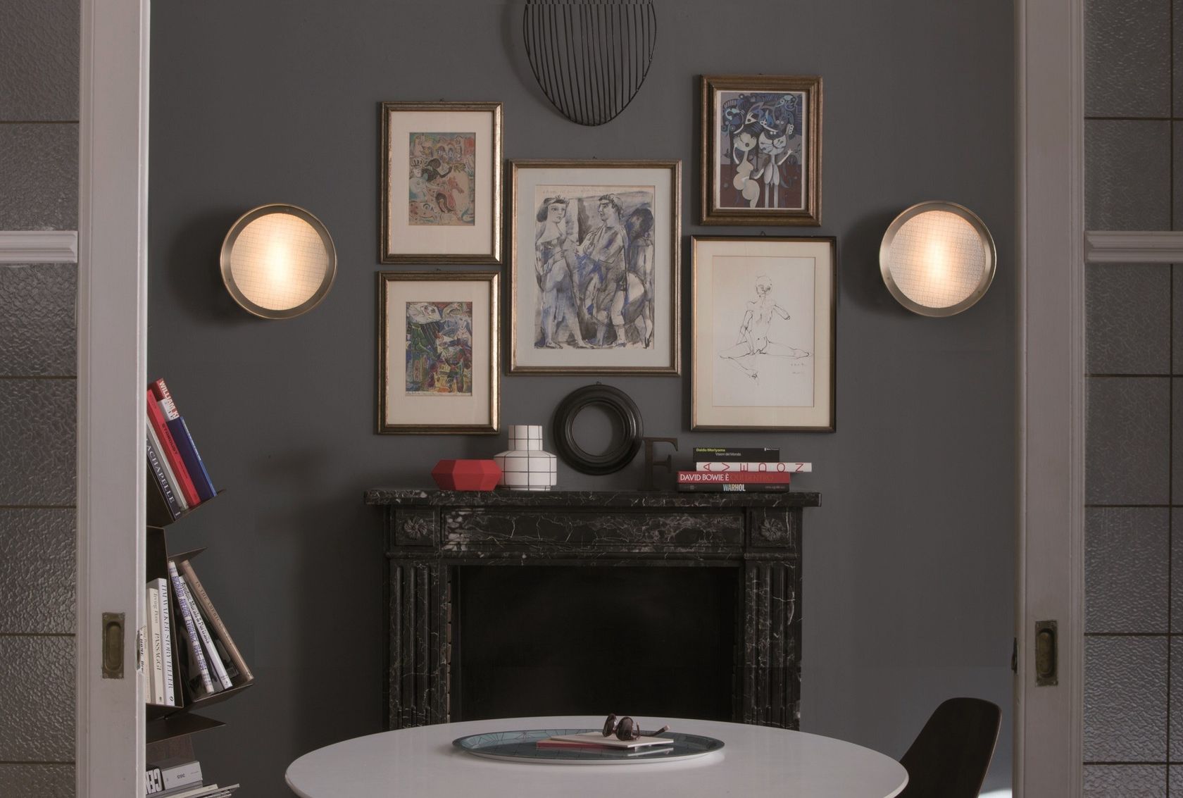 BERLIN - 720/721 Wall lamp / ceiling lamp By Oluce | design Christophe ...