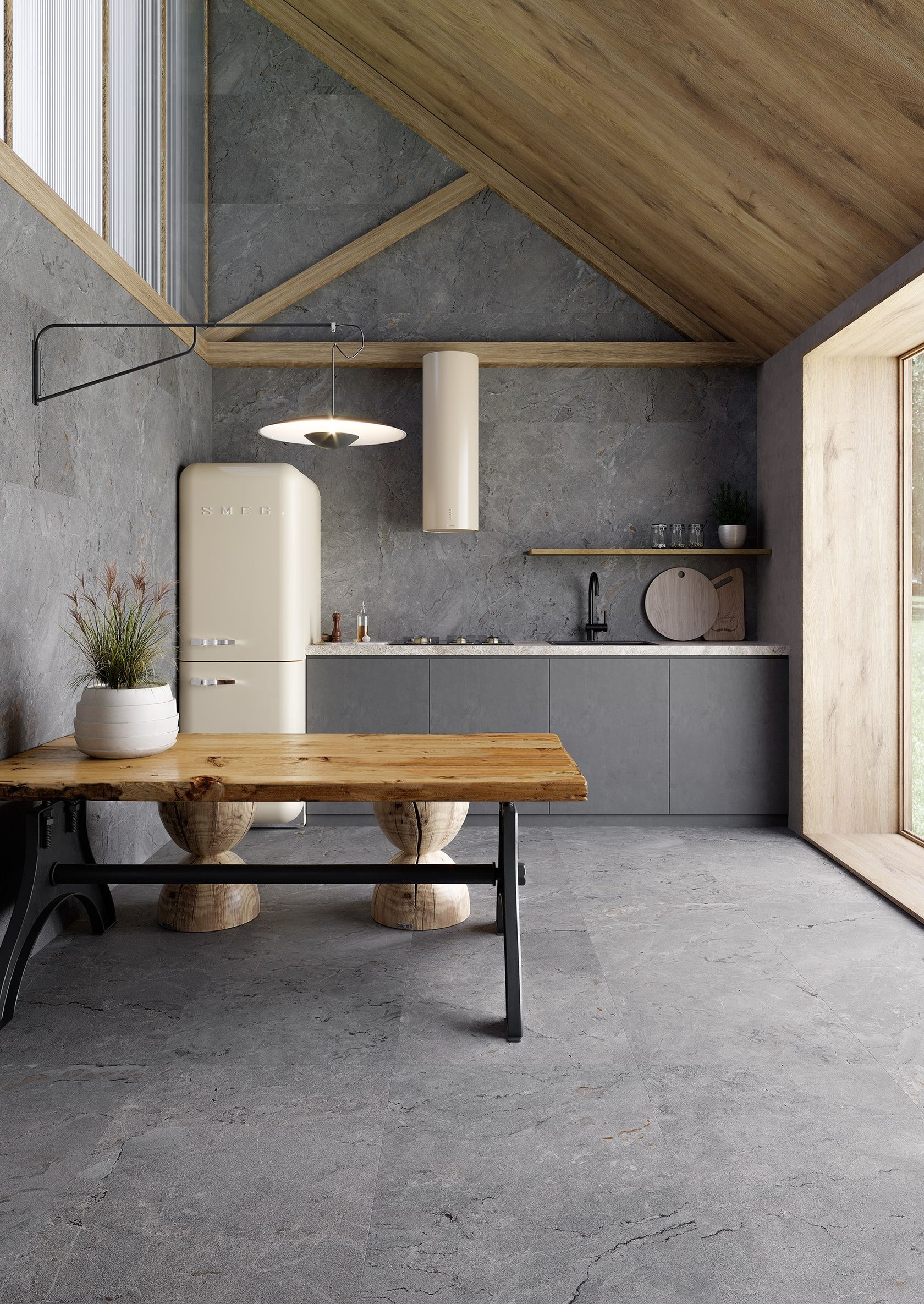 BERNA Glazed porcelain stoneware wall/floor tiles with stone effect By ...