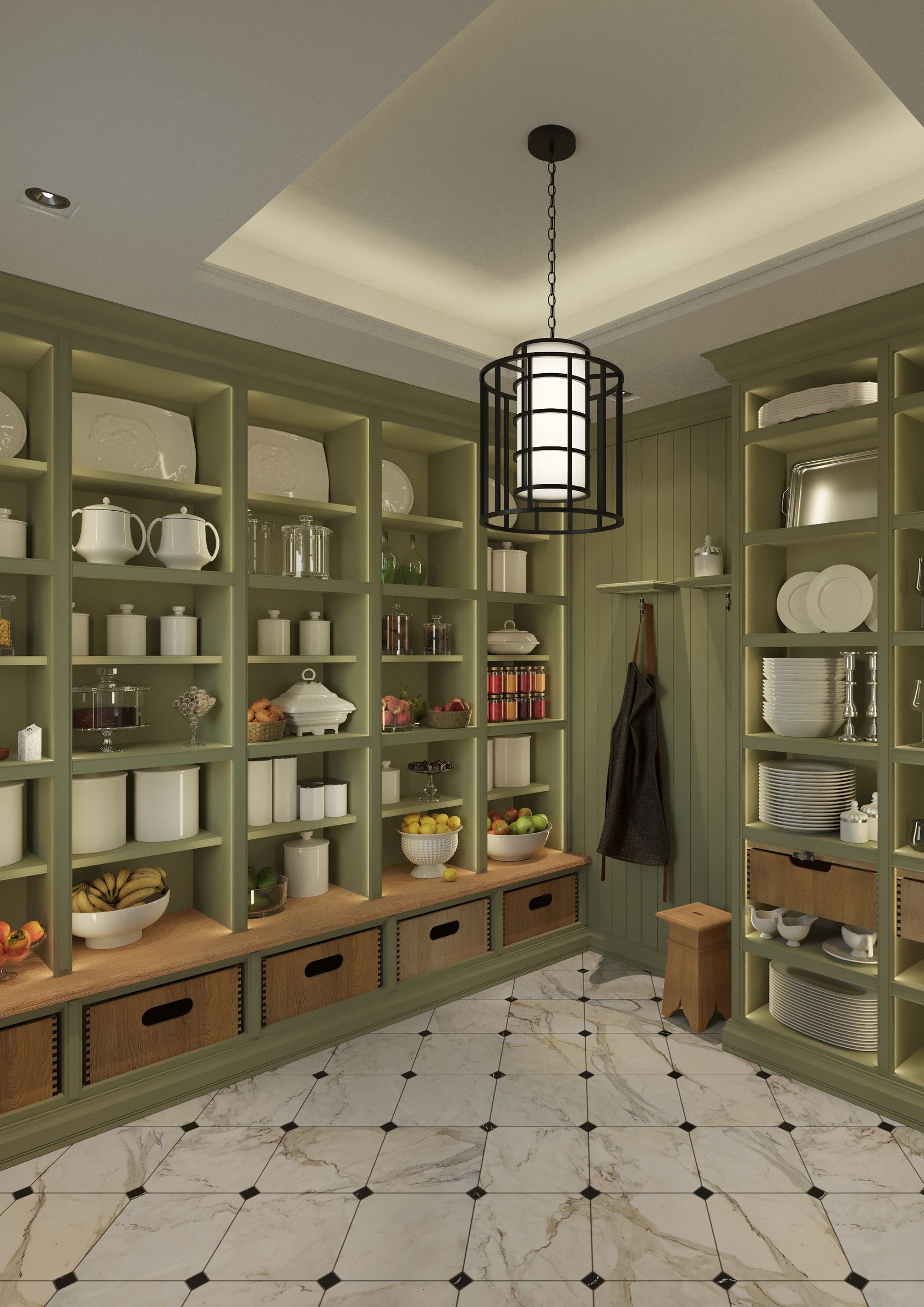 BETH English style kitchen with island By Martini Interiors