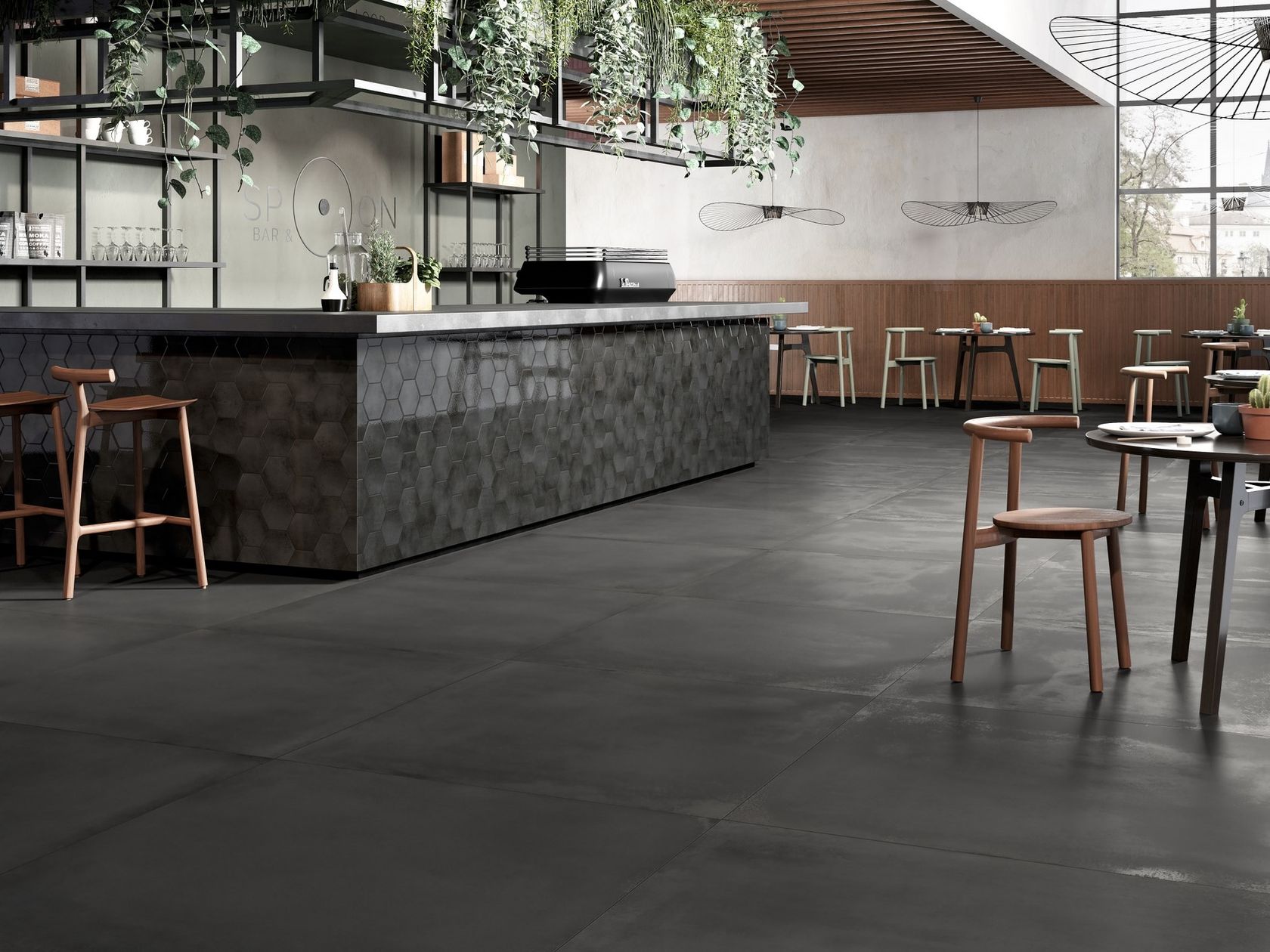 Porcelain stoneware wall/floor tiles with metal effect BETONMETAL By ...