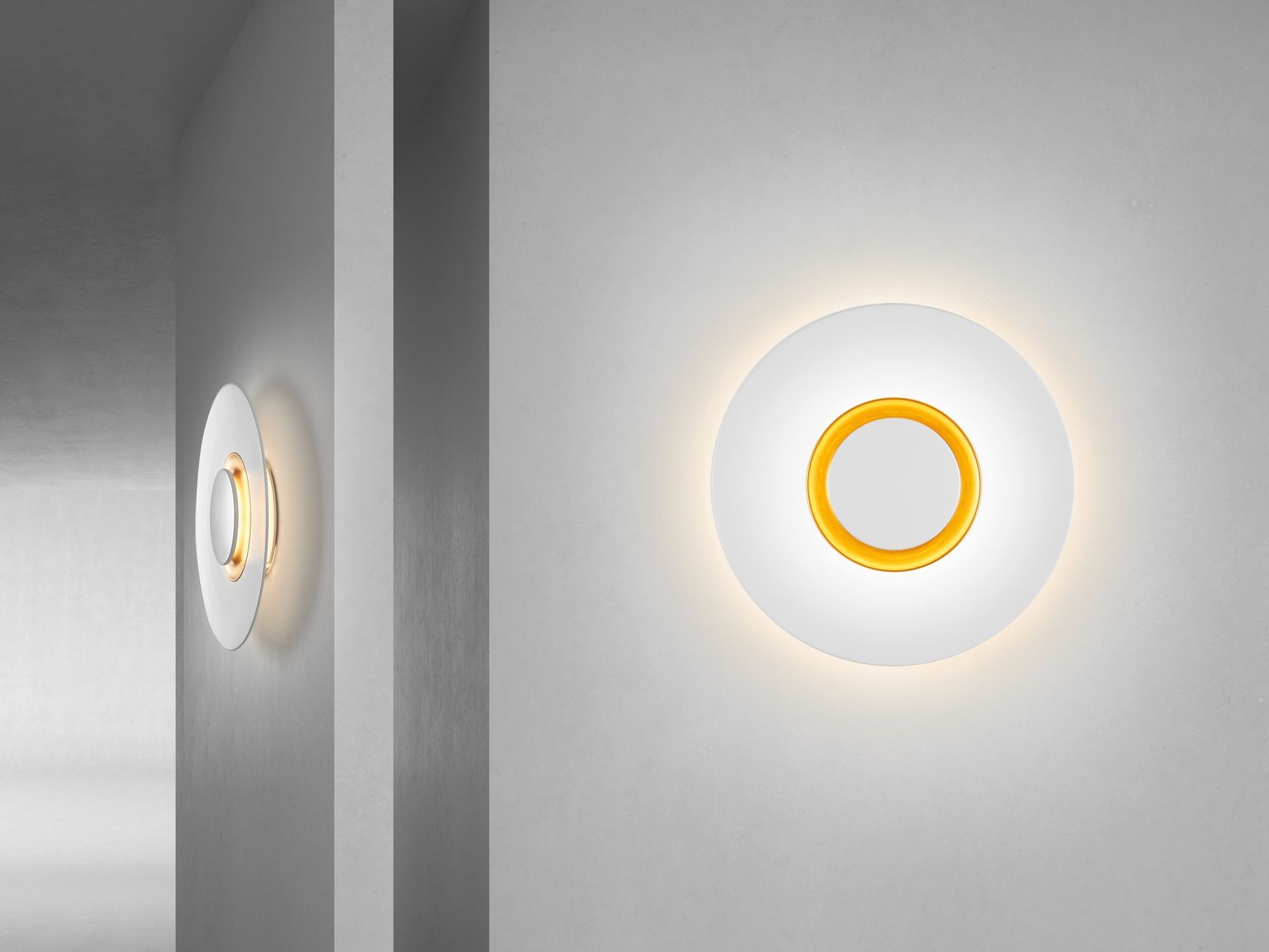 LED aluminium wall light BIG BANG By LedsC4 design Francesc Vilaró