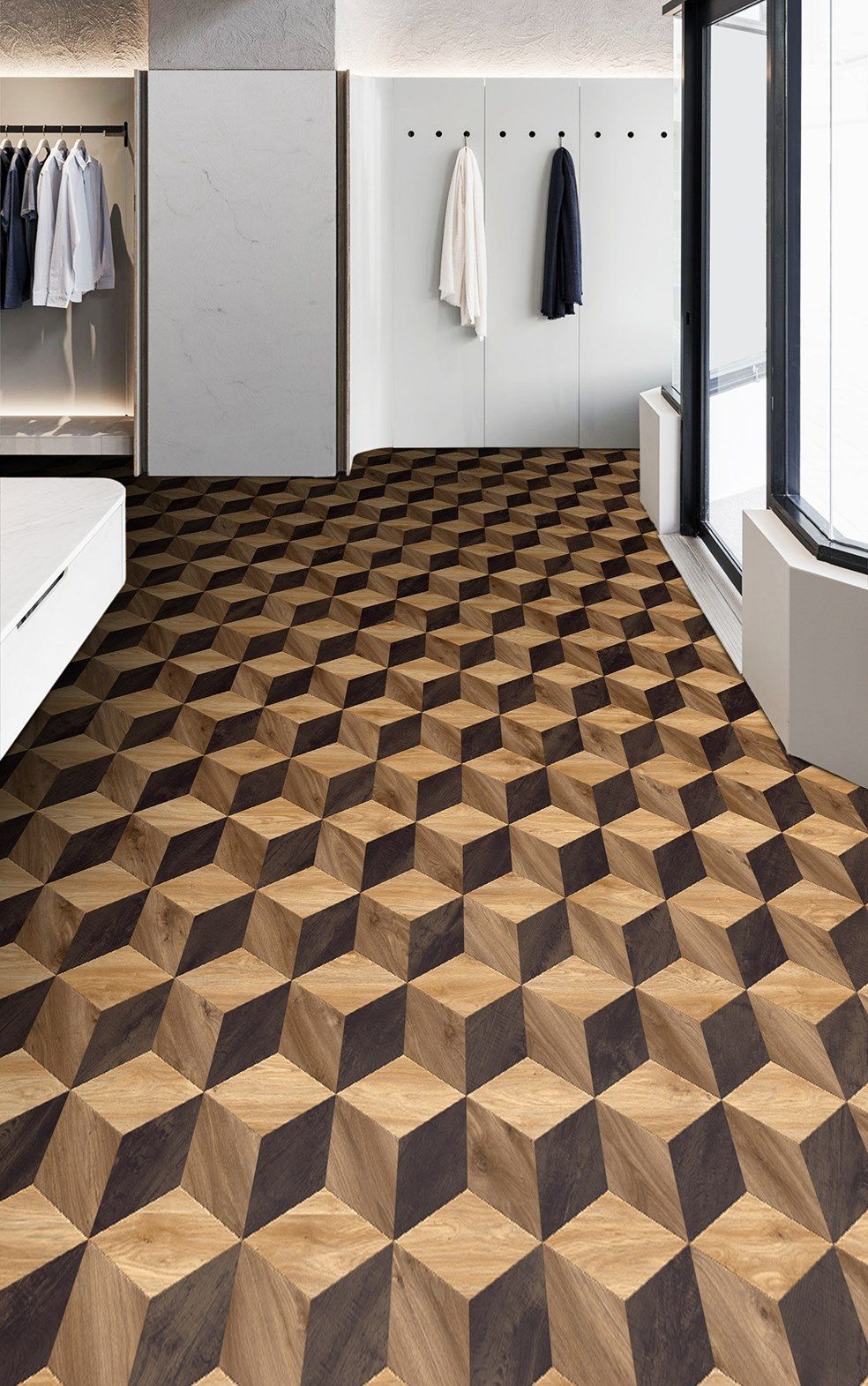 LVT flooring STUDIO MOODS - BIG DIAMOND By IVC Commercial