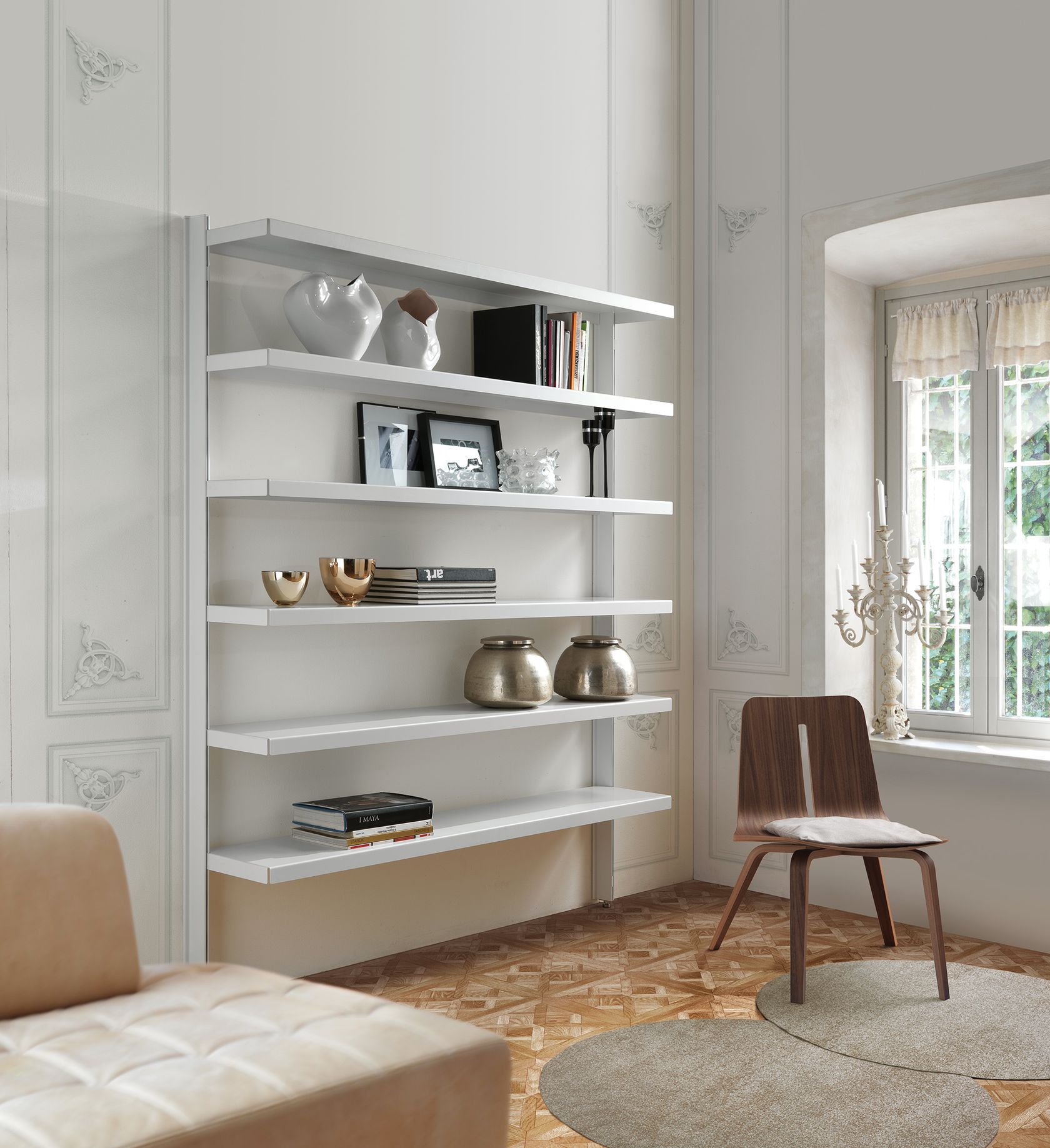 BIG HOME | Wall-mounted bookcase By Caimi Brevetti design Marc Sadler