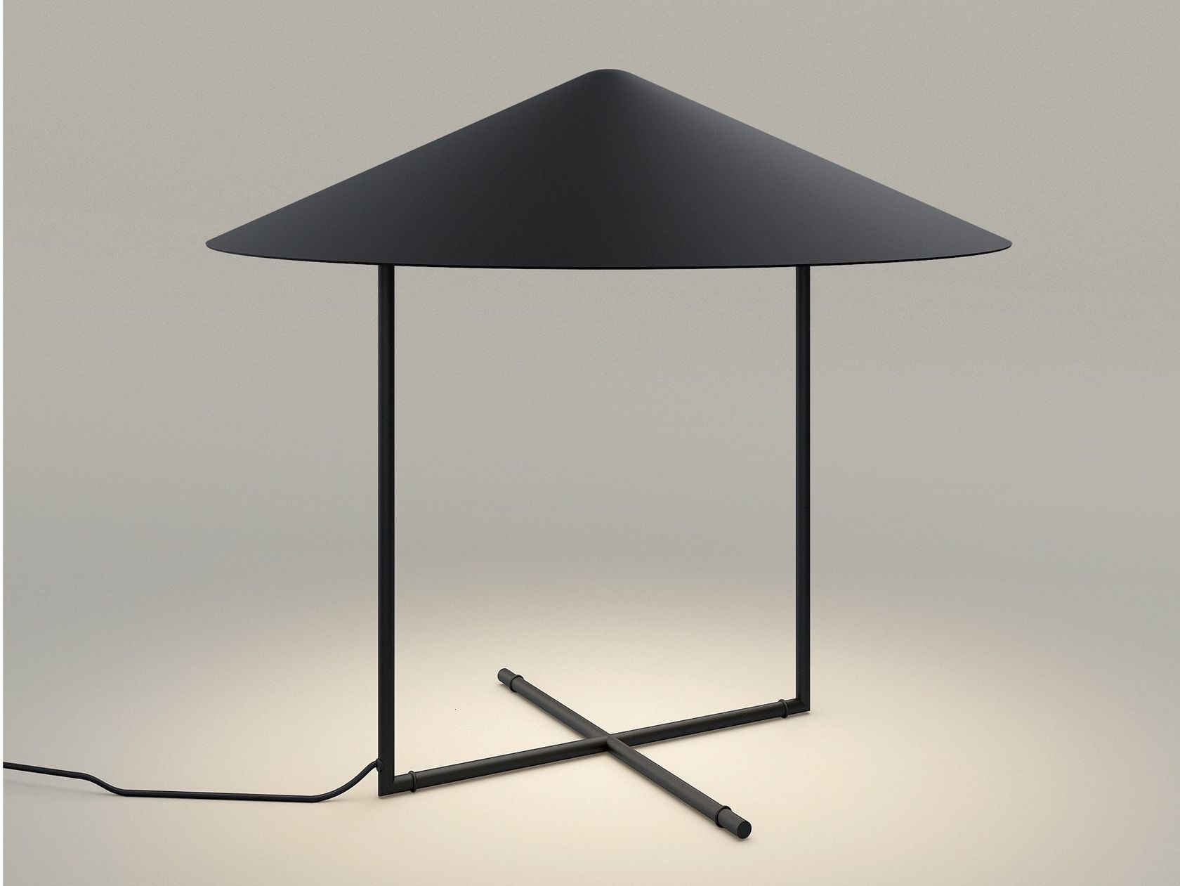 LED steel table lamp BIG By LEDS C4 design Oriol Llahona