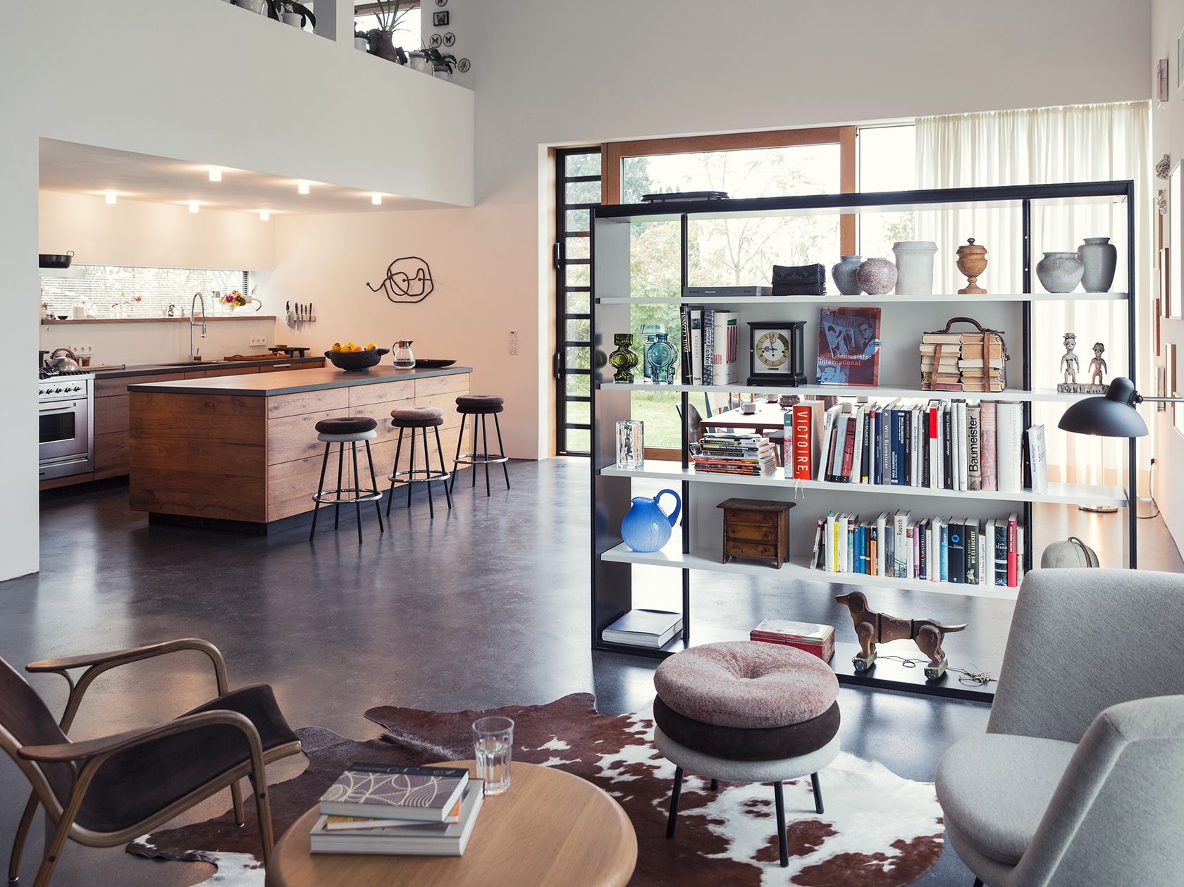 BIG TOM | Stool High stool with integrated cushion By Richard Lampert ...