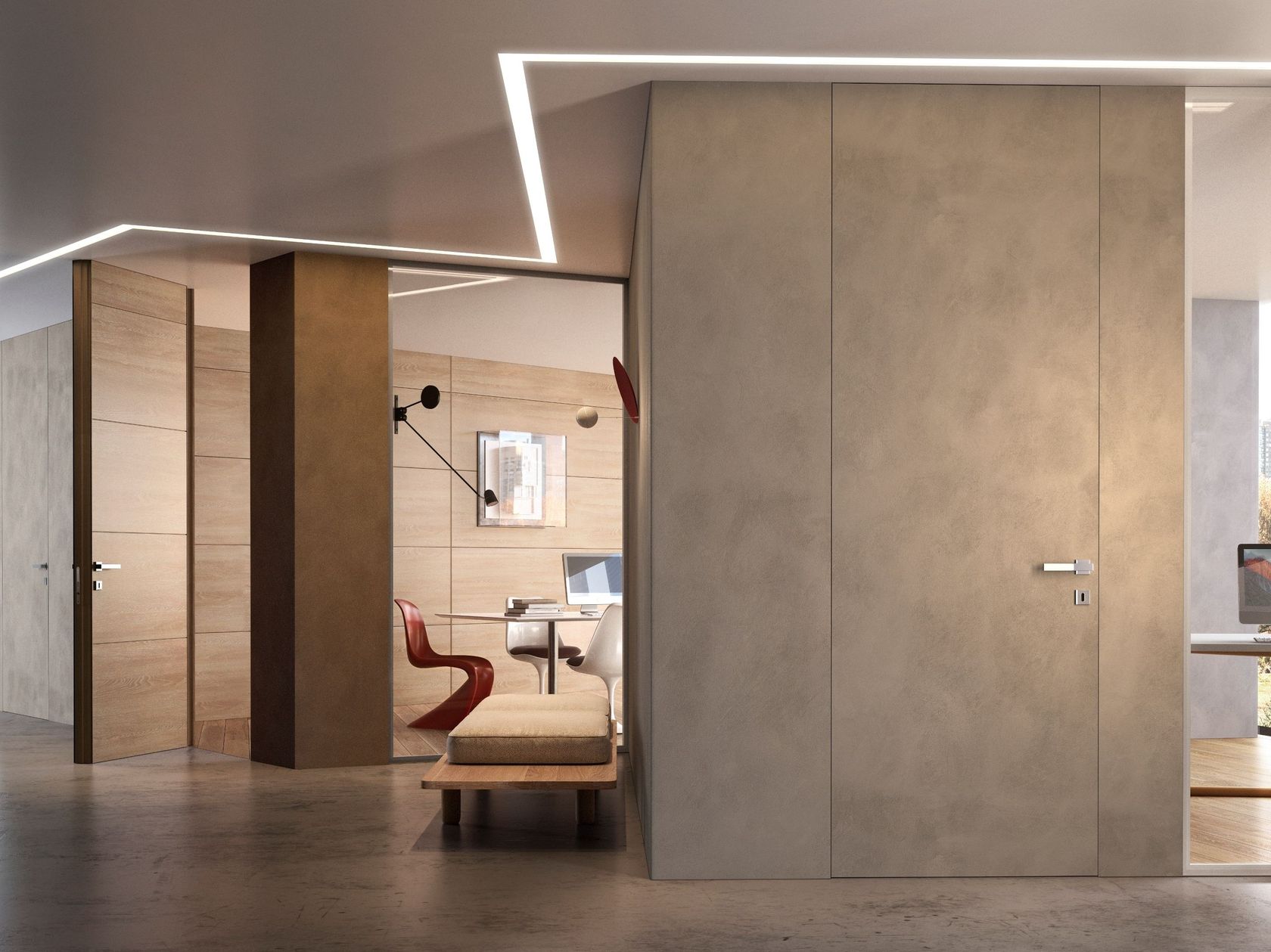 BILATO Flush-fitting door By GAROFOLI
