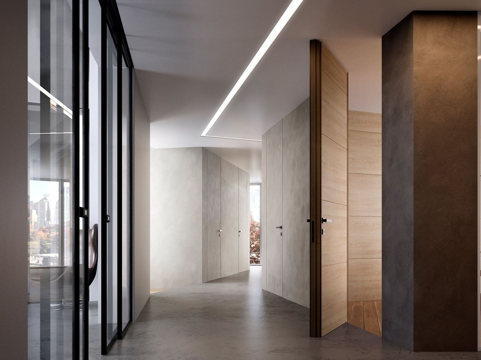 BILATO Flush-fitting door By GAROFOLI