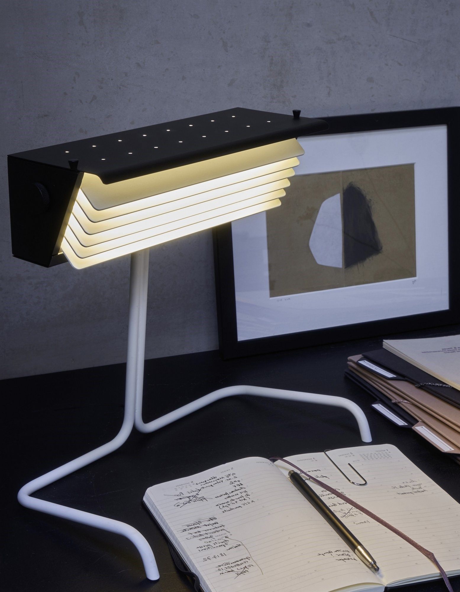LED adjustable table lamp BINY TABLE Biny Collection By DCW éditions ...