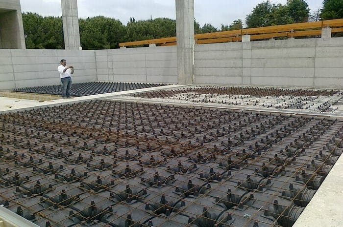 BIOMODULO Formwork and dome for hollow core slab By Geoplast