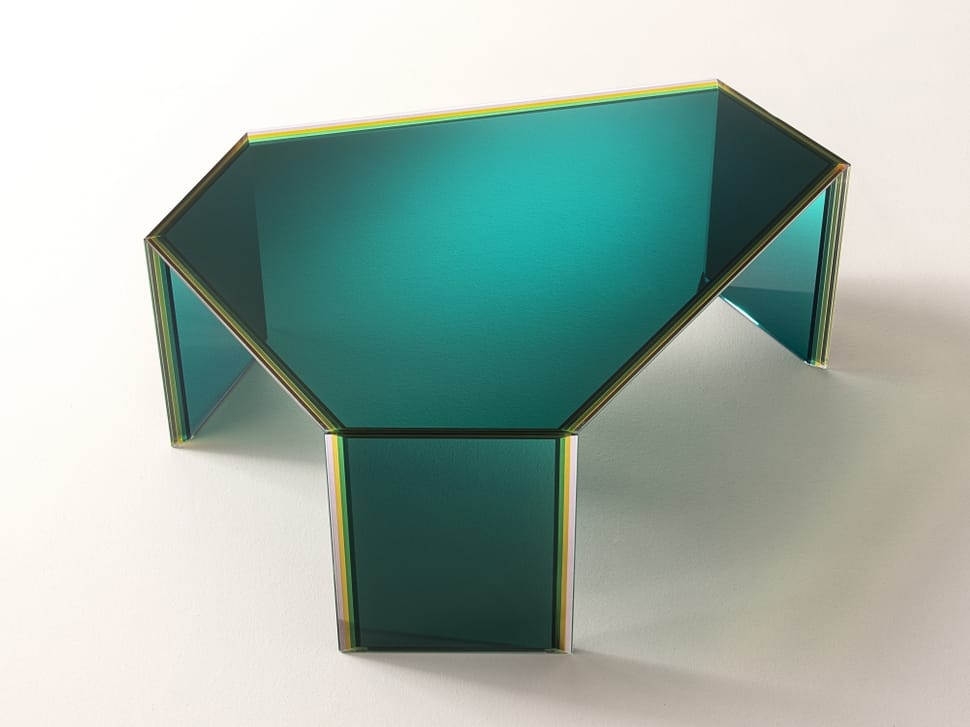 BISEL Crystal coffee table By Glas Italia | design Patricia Urquiola