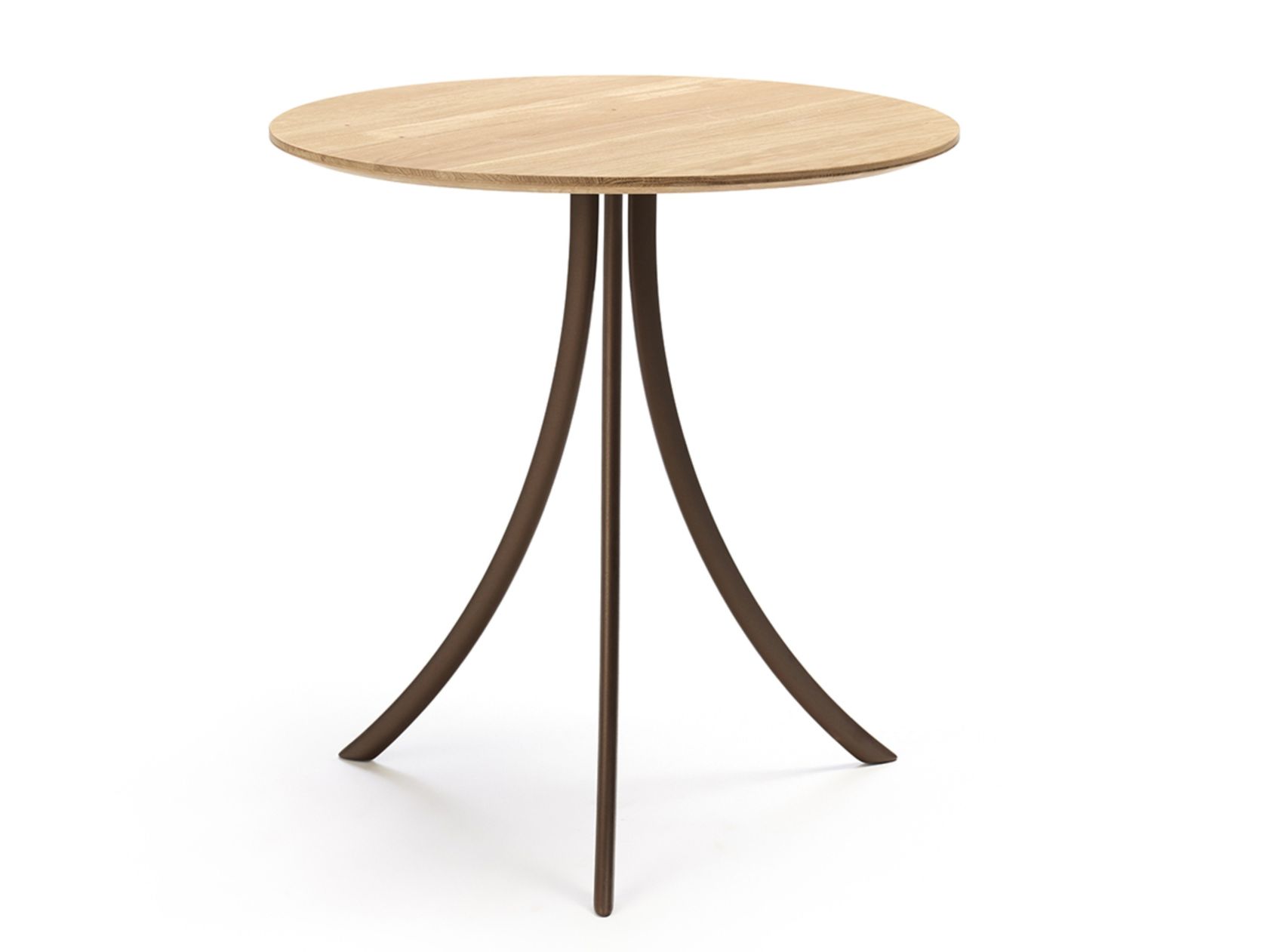 BISTRO Round oak table By EXPORMIM | design Manel Molina