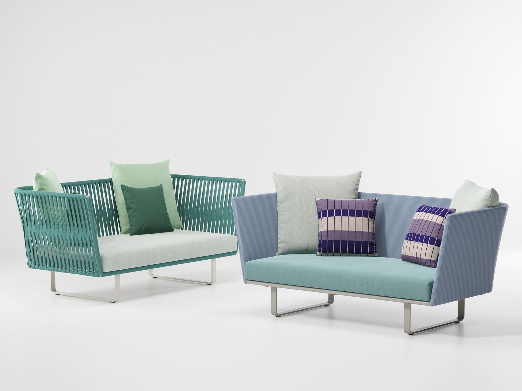 BITTA | 2 seater garden sofa By Kettal design Rodolfo Dordoni