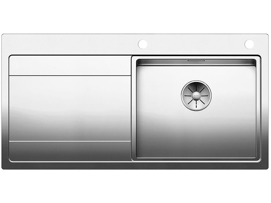Pia de cozinha embutida de aço inox com gotejamento BLANCO DIVON II 5 S ...