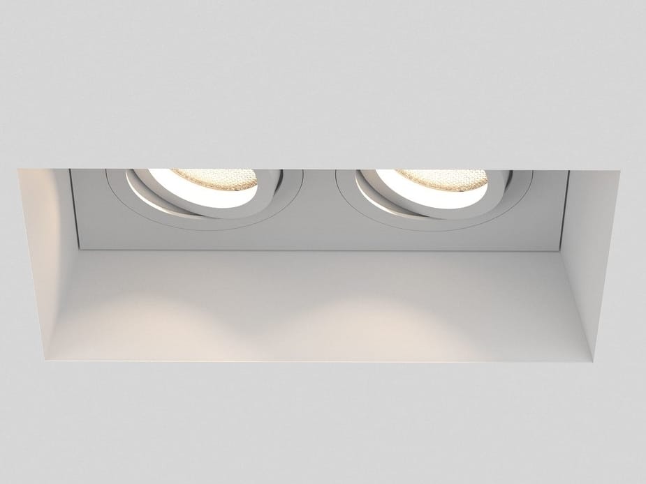 BLANCO TWIN ADJUSTABLE Recessed LED multiple plaster spotlight By Astro Lighting
