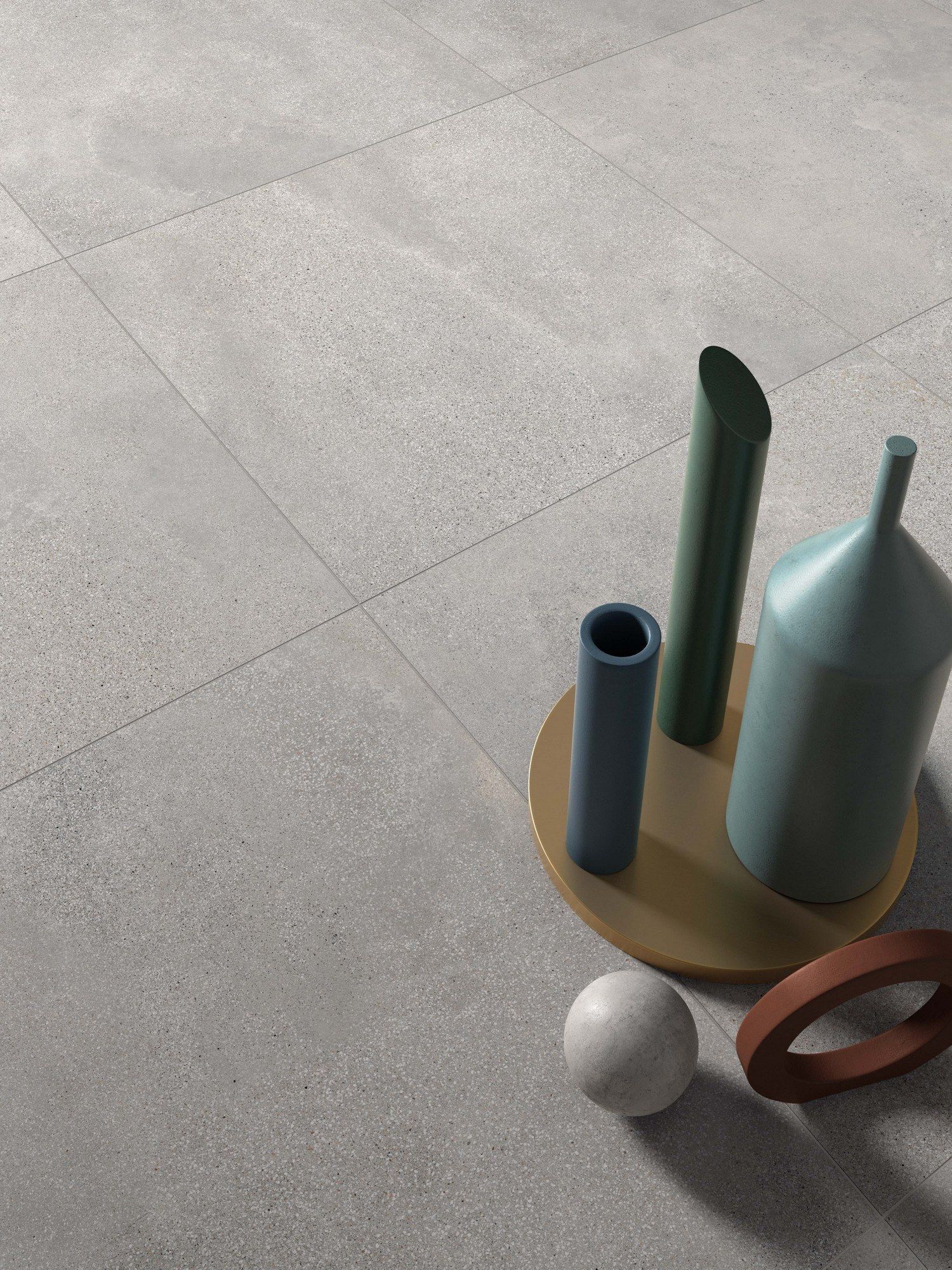 Indoor/outdoor porcelain stoneware wall/floor tiles BLEND By ABK