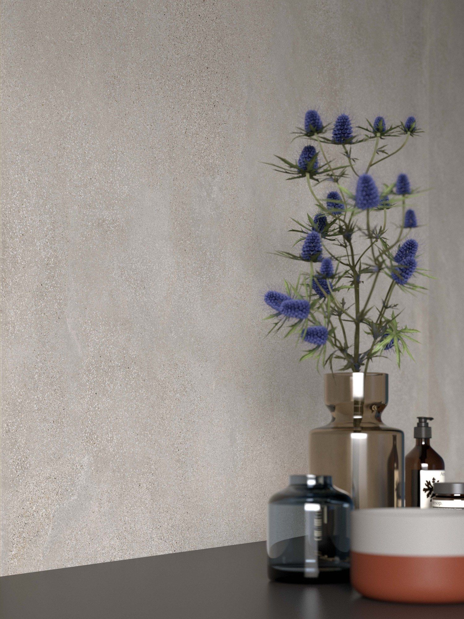 Indoor/outdoor porcelain stoneware wall/floor tiles BLEND By ABK