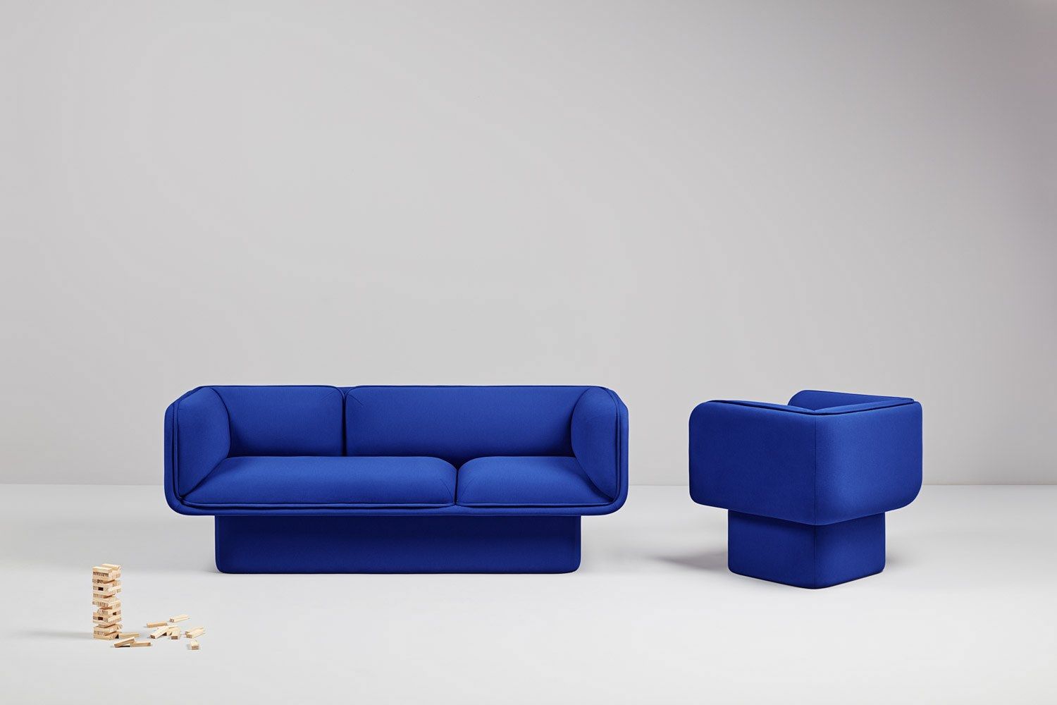 BLOCK 3 seater fabric sofa By Missana | design MUT Design Studio