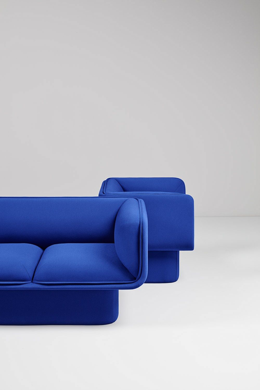 BLOCK 3 seater fabric sofa By Missana | design MUT Design Studio