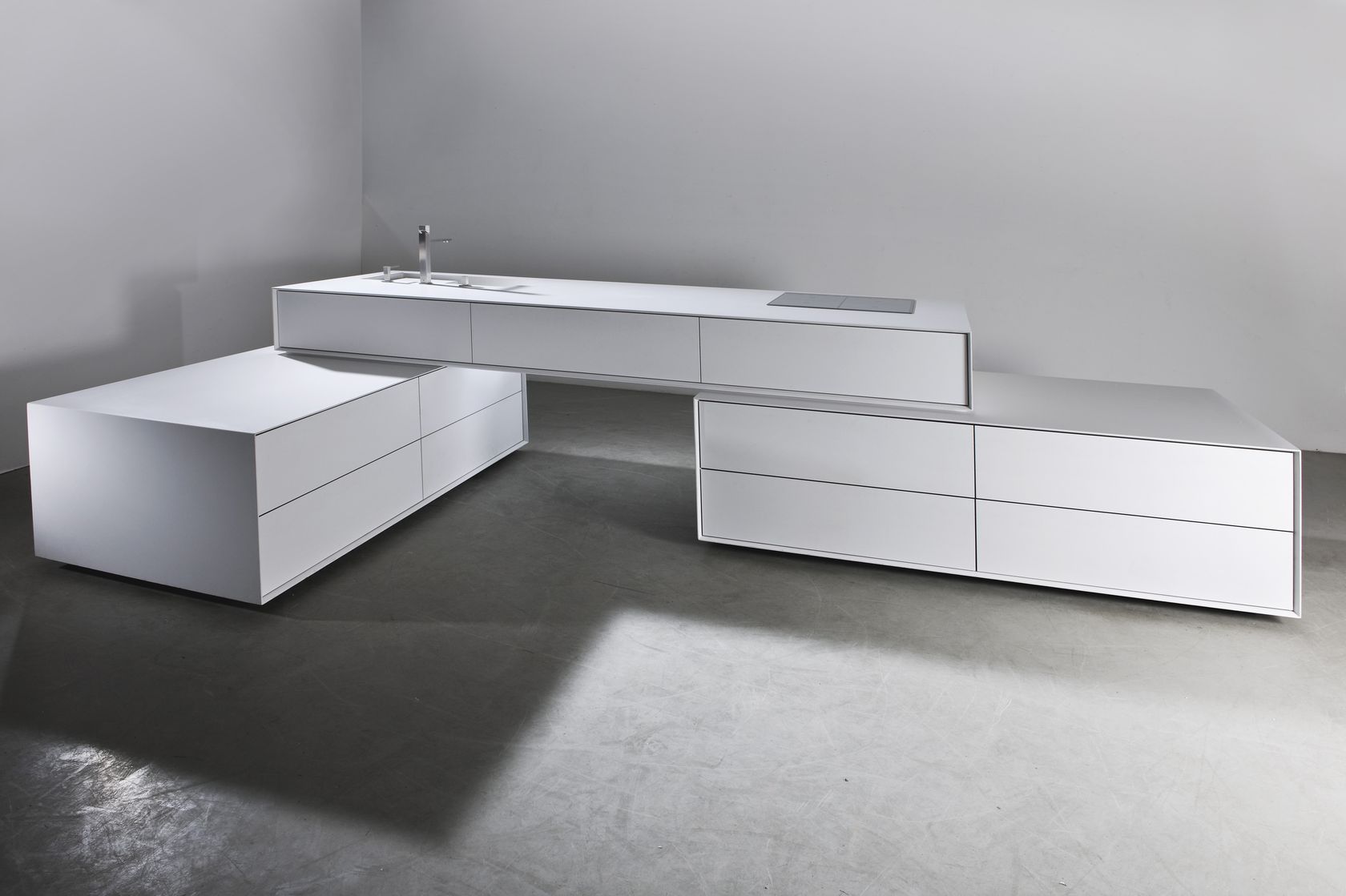 Kitchen with island BLOCK By Steininger design Martin Steininger