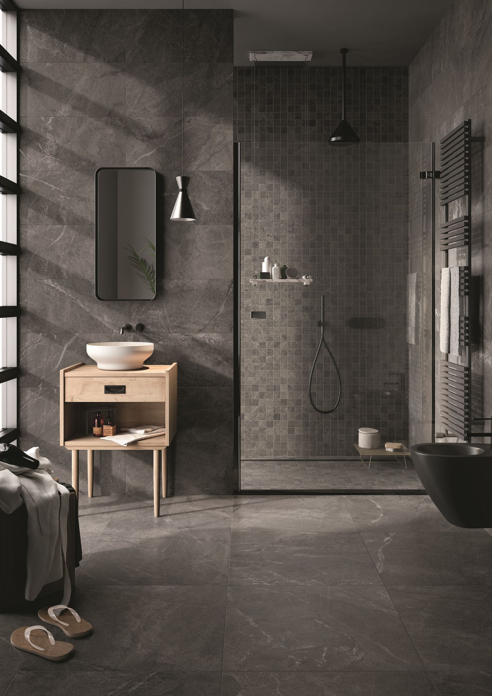 BLUE SAVOY DG Porcelain stoneware wall/floor tiles with stone effect By ...