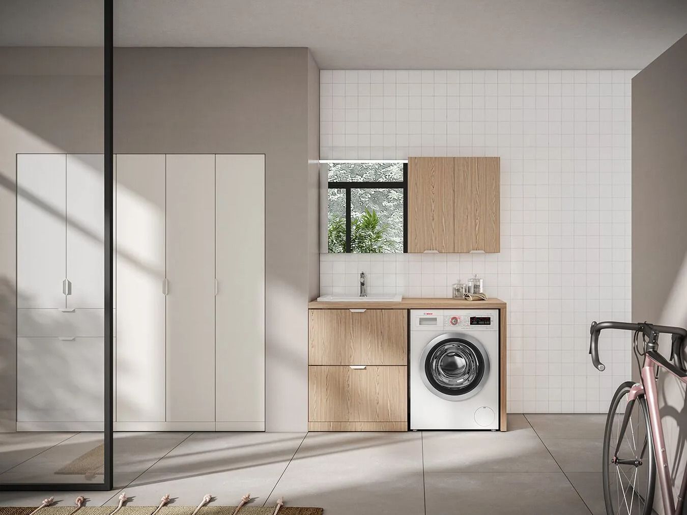 Laundry room cabinets, with BIM/CAD | Archiproducts