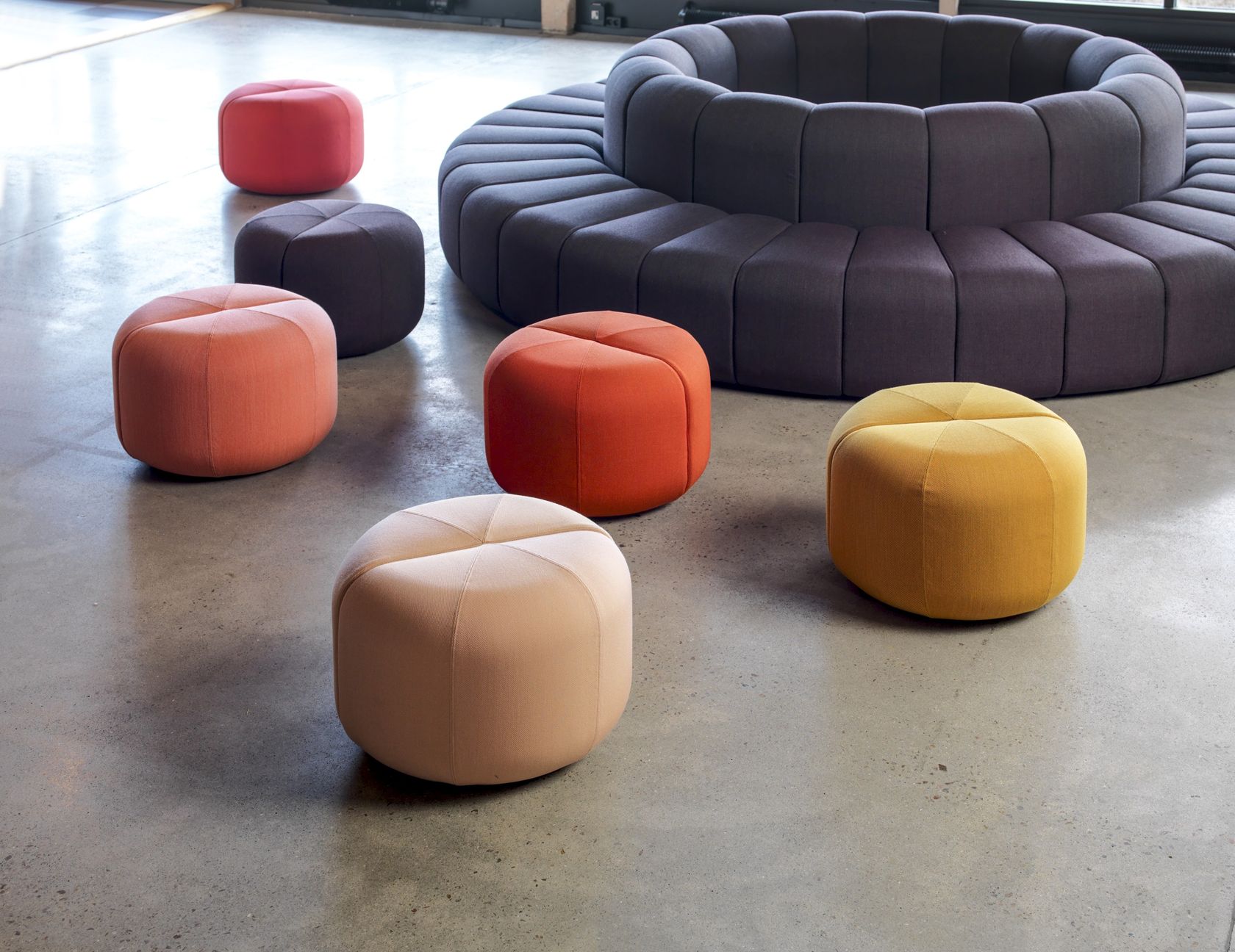 BOB Curved fabric sofa By Blå Station | design Stefan Borselius, Thomas ...