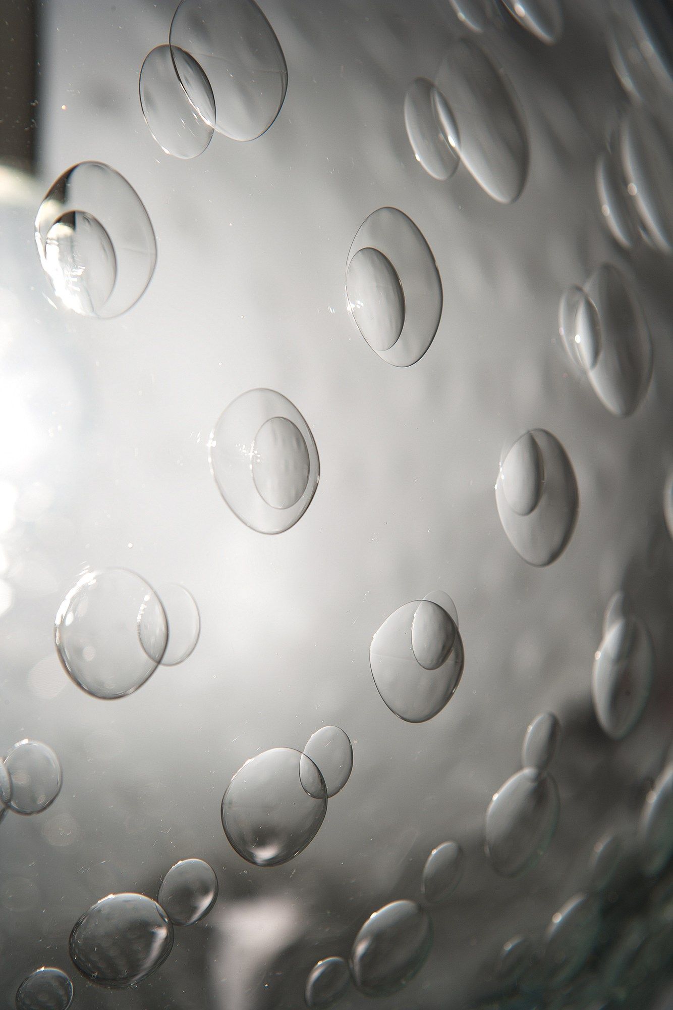 Glass pendant lamp BOLLE SP By Vetreria Vistosi design Barbara Maggiolo