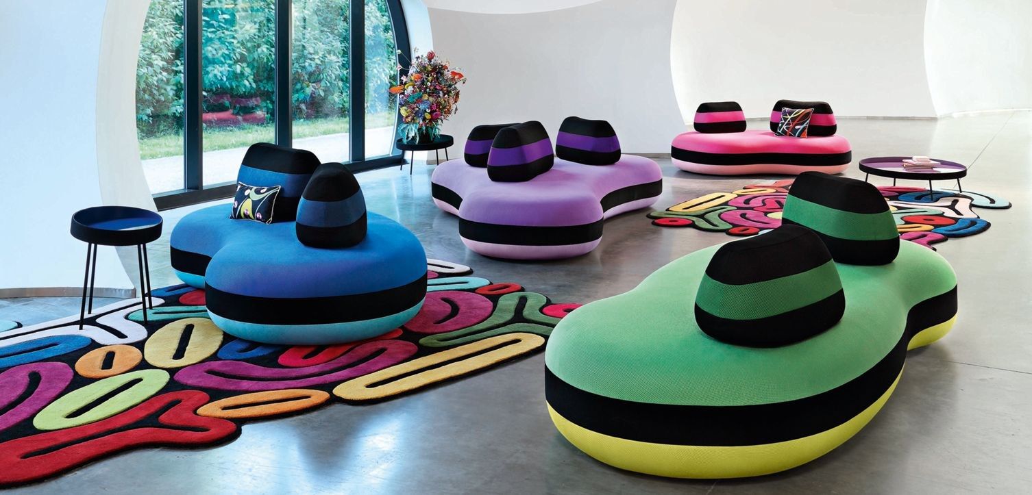 BOMBOM Fabric sofa with removable cover By Roche Bobois | design Joana ...