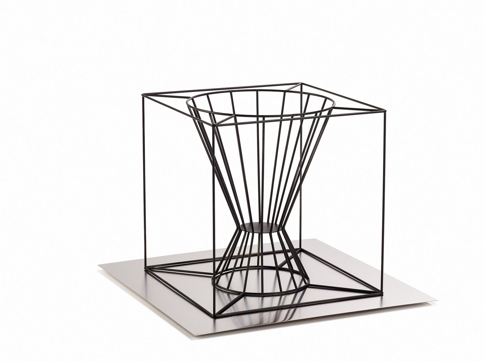 Steel fire baskets BOO | Open outdoor fireplace By Skargaarden design ...