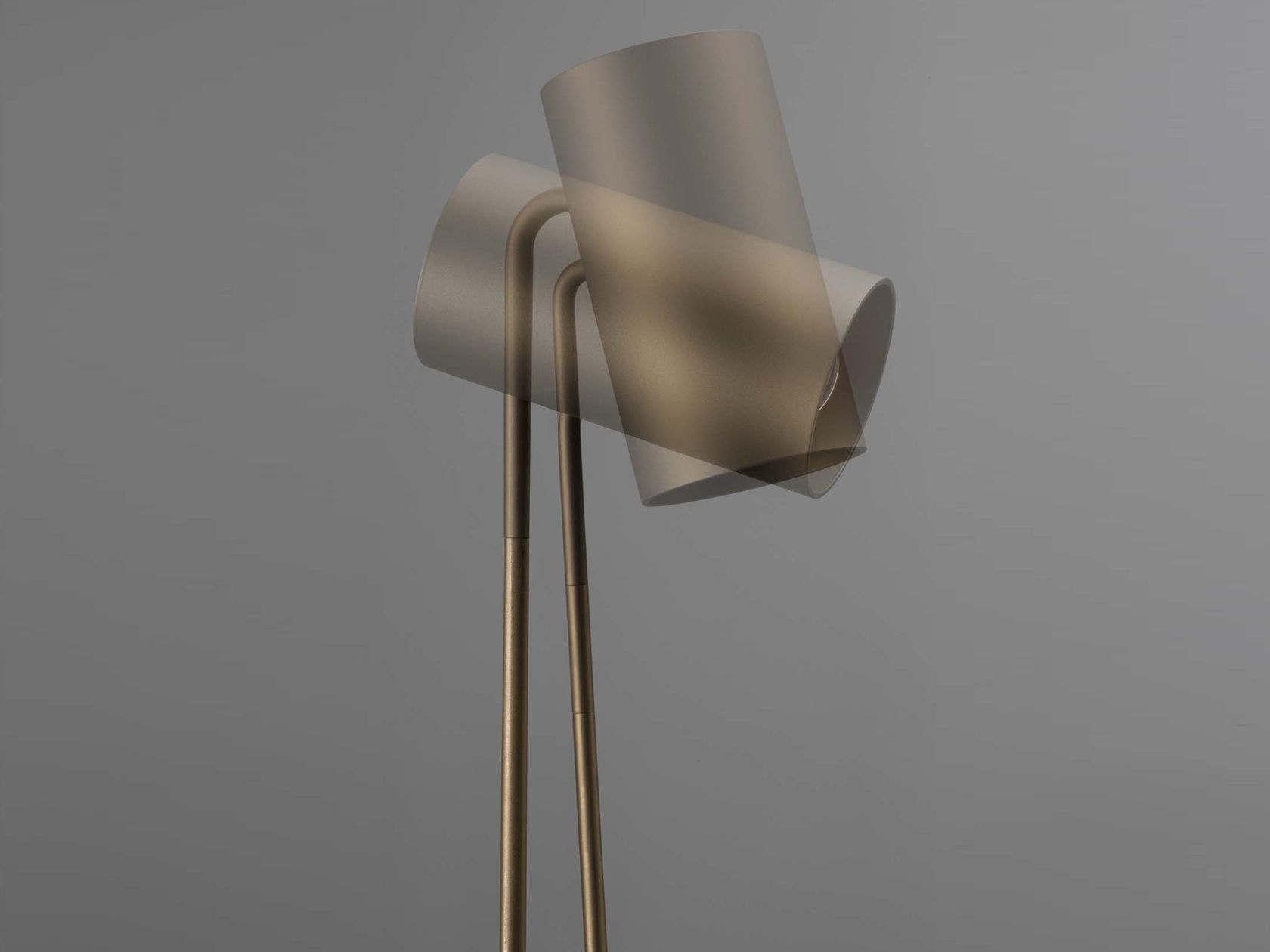 BOOM LED adjustable carbon floor lamp By Olev | design Marc Sadler