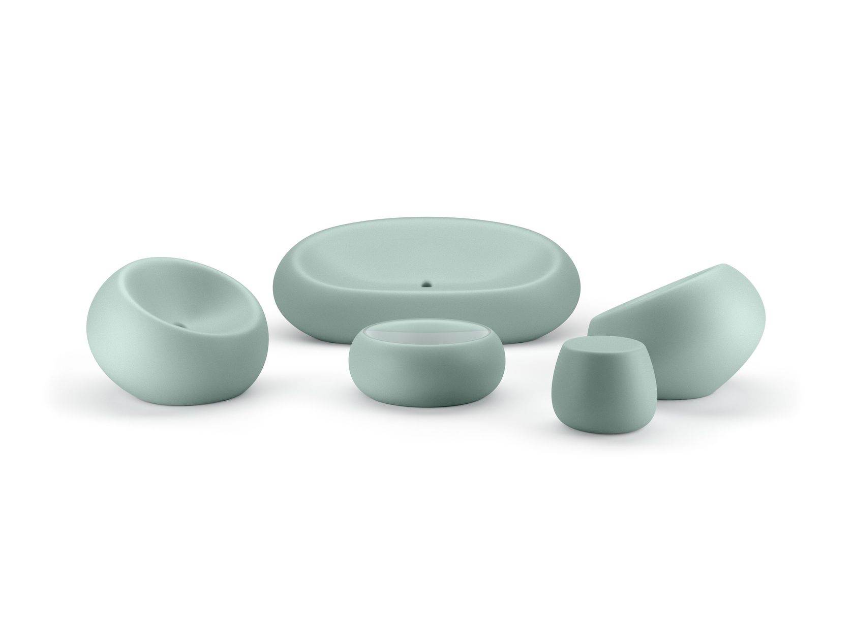 BOOM Polyethylene stool By Plust | design Marco Gregori