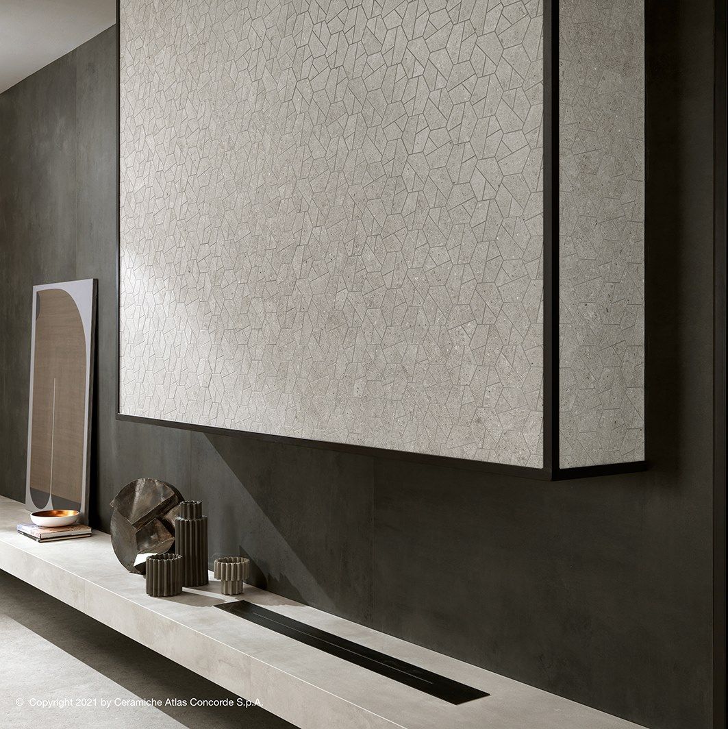 BOOST STONE Mosaico de gres porcelánico para interiores y exteriores By ...