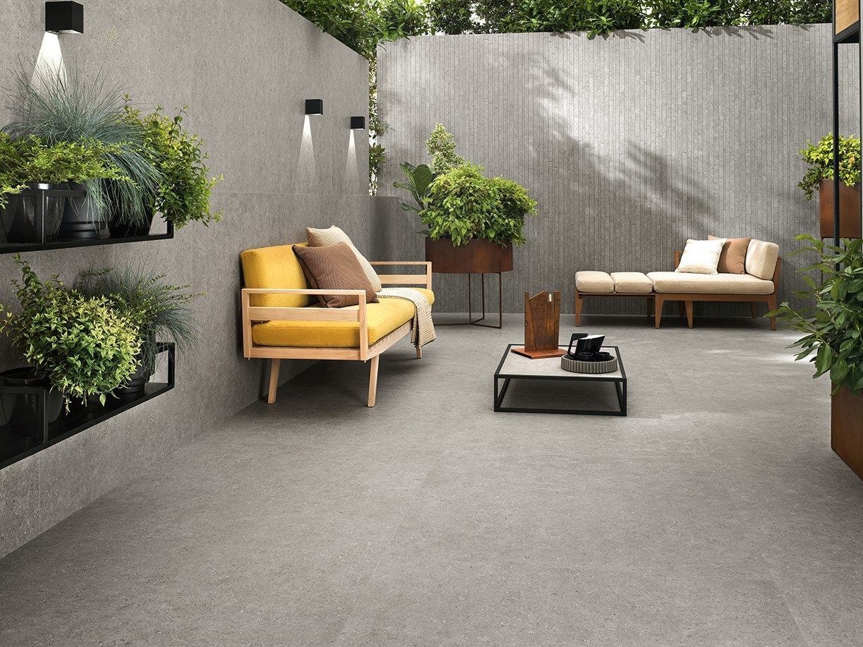 BOOST STONE Porcelain stoneware wall tiles / flooring By Atlas Concorde