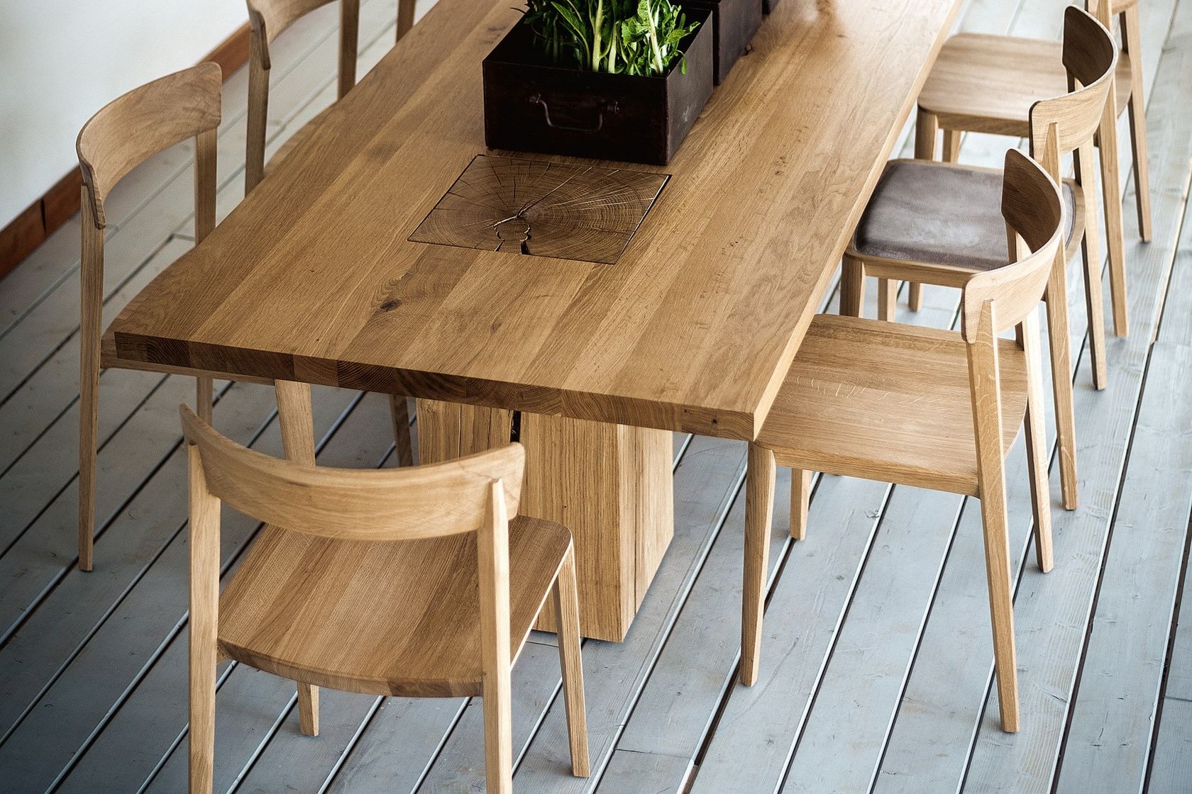 Mesa rectangular de madera maciza BOSS EXECUTIVE By Riva 1920