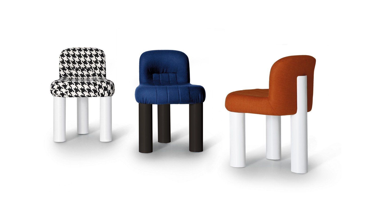 BOTOLO HIGH Upholstered fabric easy chair By arflex | design Cini Boeri