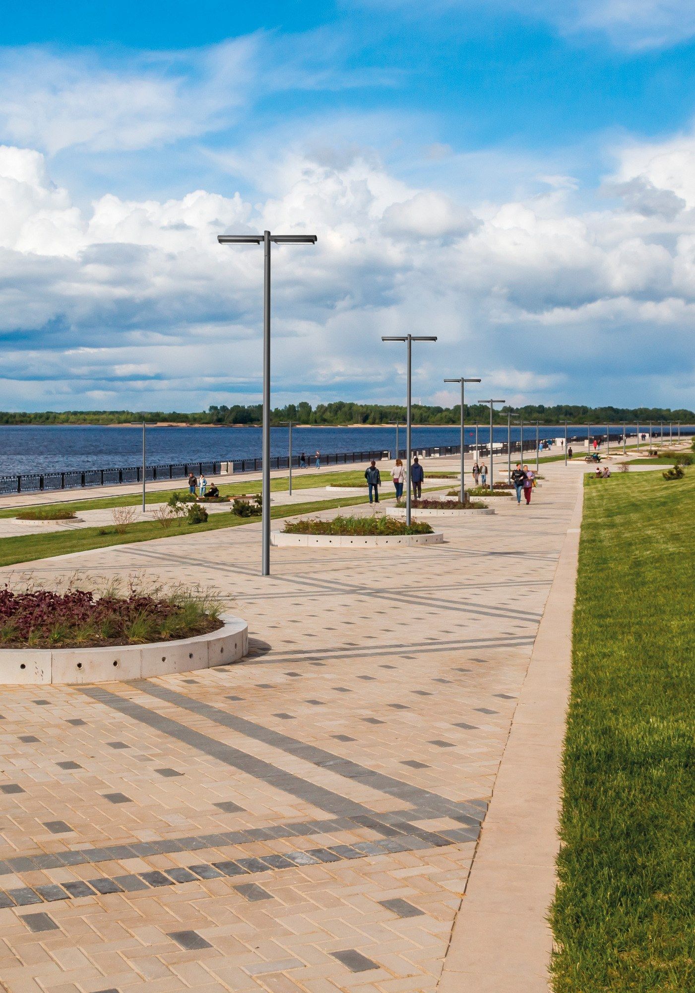 BOULEVARD LED aluminium street lamp By SIMES