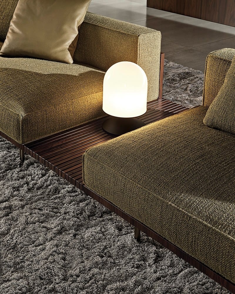 BRASILIA | Fabric sofa By Minotti design studio mk27, Marcio Kogan