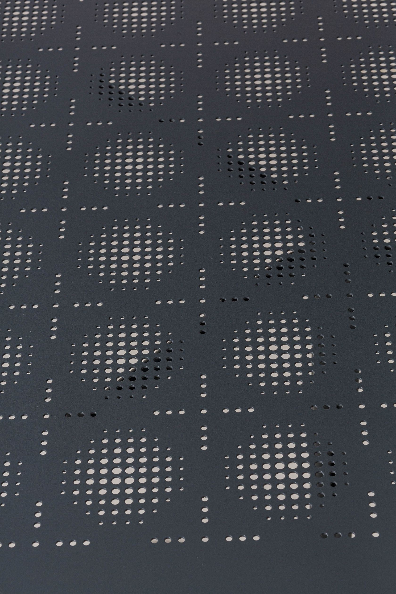 BRISE 33/34 Rectangular garden table with perforated plate top By Gervasoni | design Federica Biasi