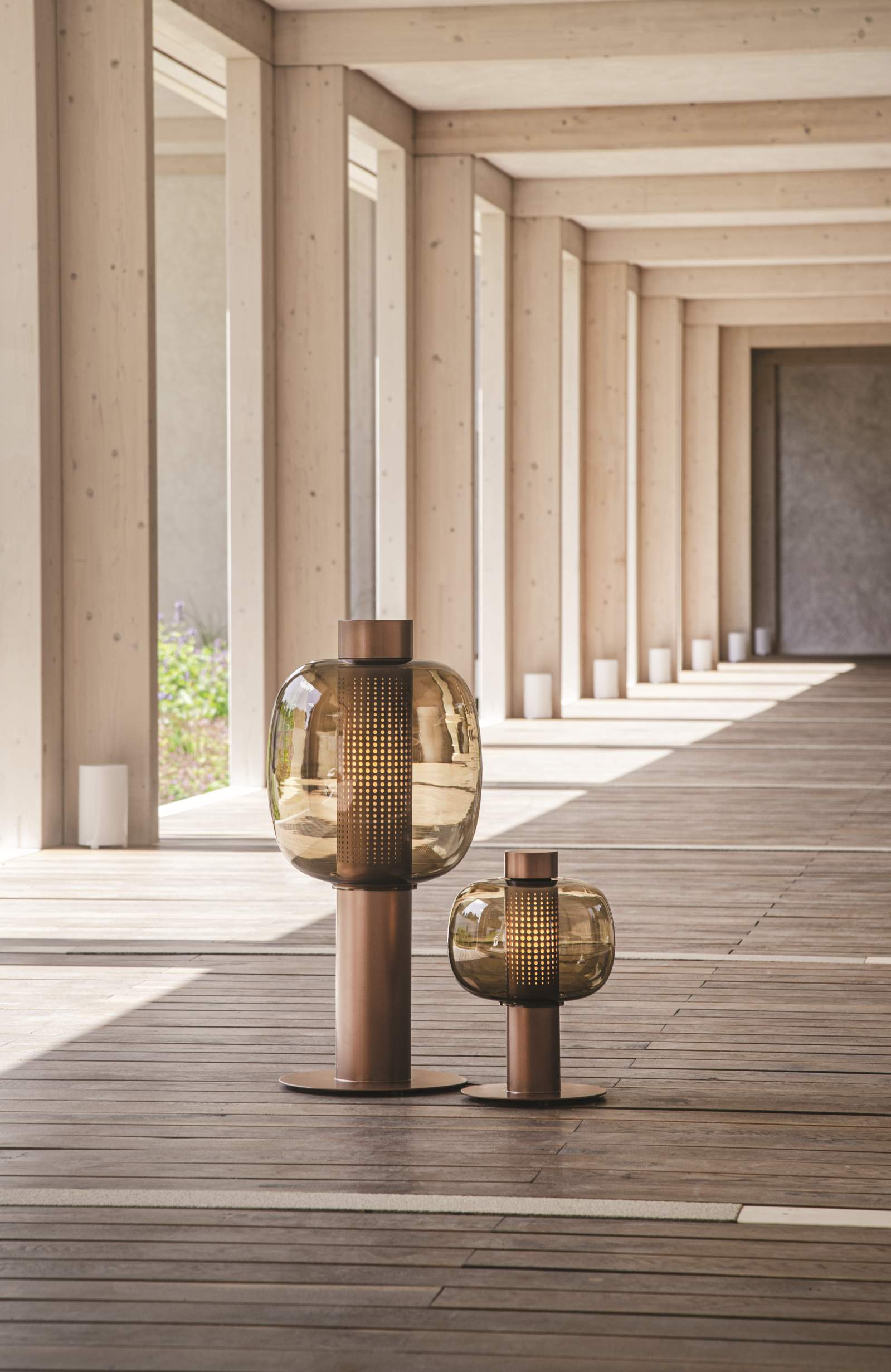 BONBORI OUTDOOR LED Glass and Stainless Steel Outdoor table lamp By ...